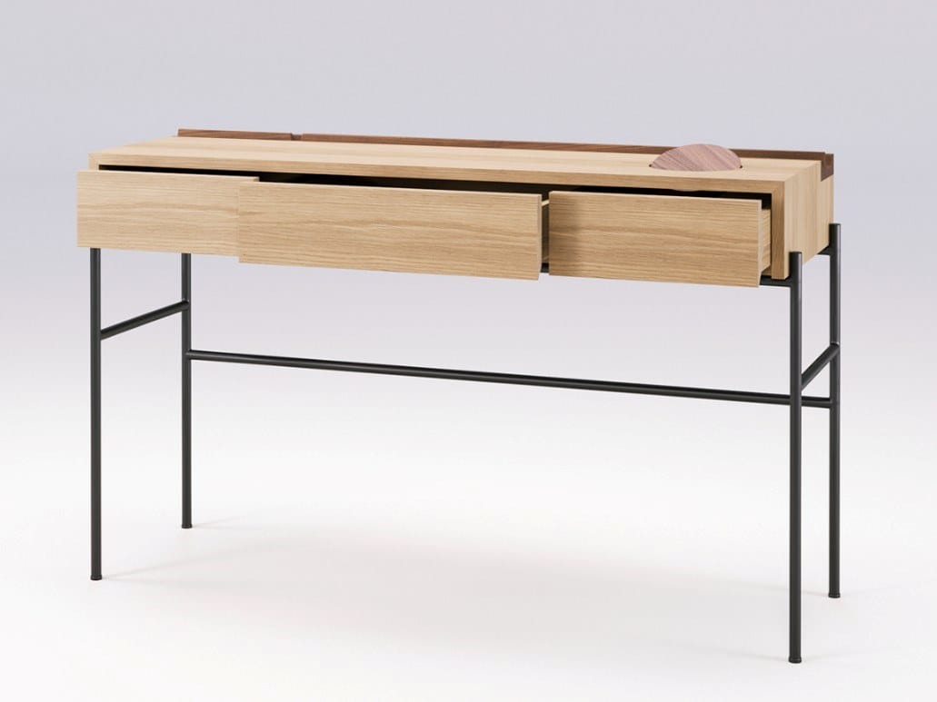 CONCIERGE Solid wood console table / secretary desk By Wewood