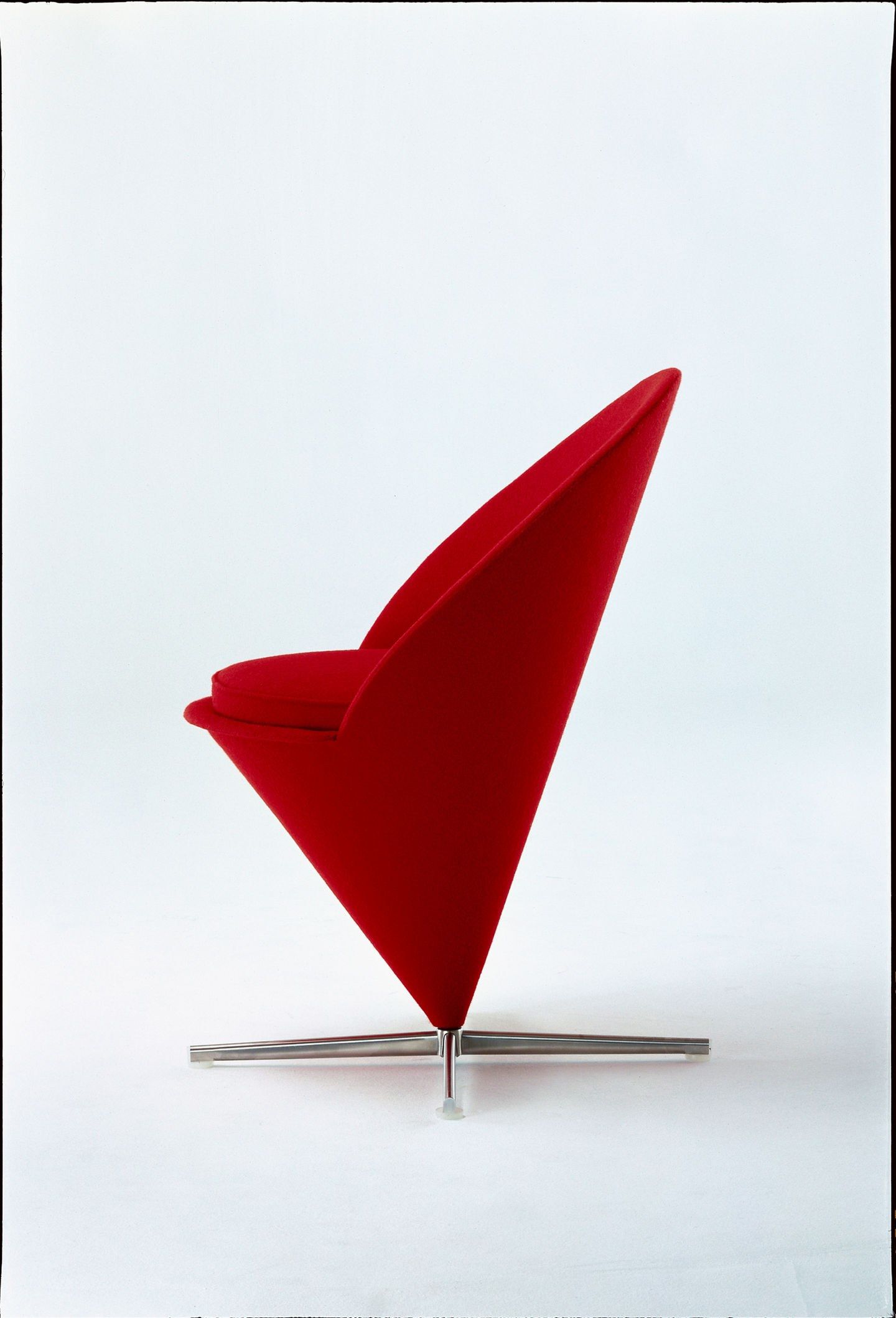 CONE CHAIR Upholstered fabric chair By Vitra | design Verner Panton