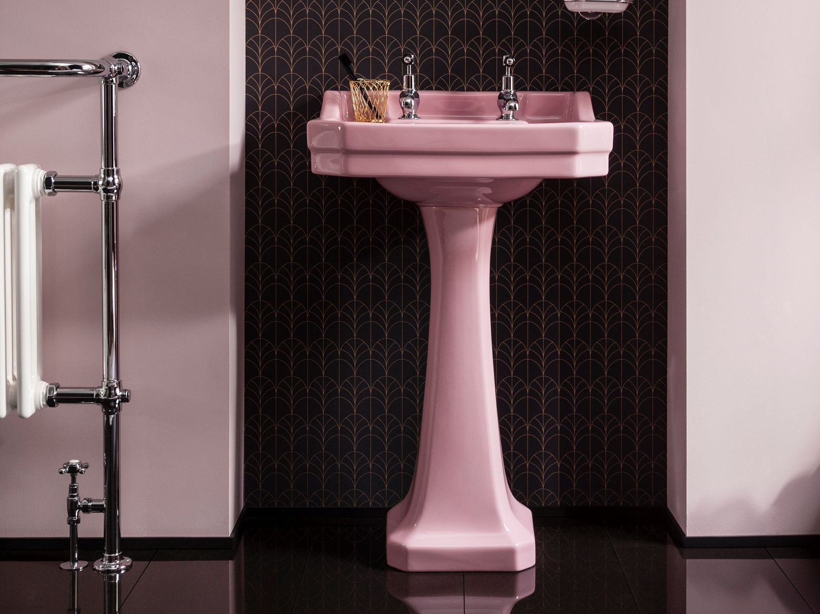 CONFETTI PINK | Washbasin Bespoke Collection By Burlington Bathrooms