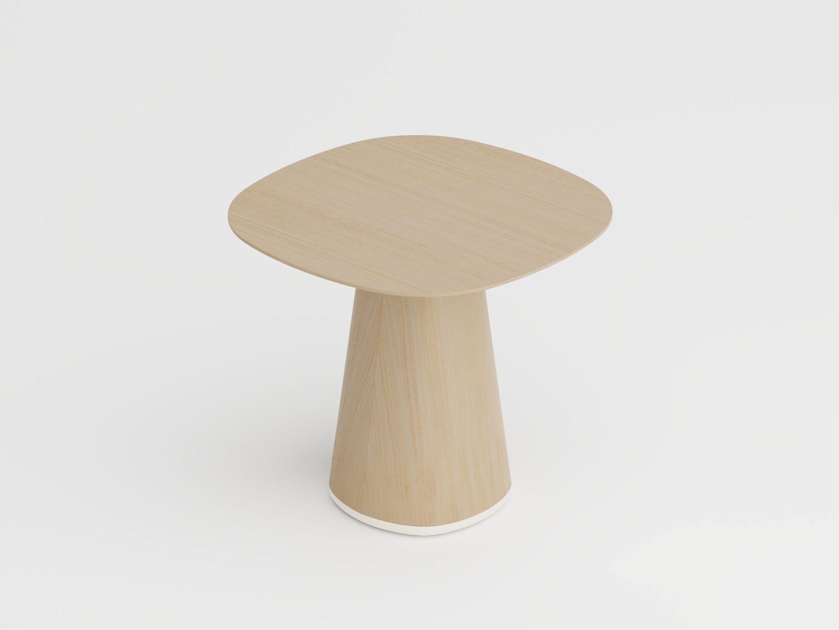 CONIC Square wooden table By Vergés | design Emiliana design studio