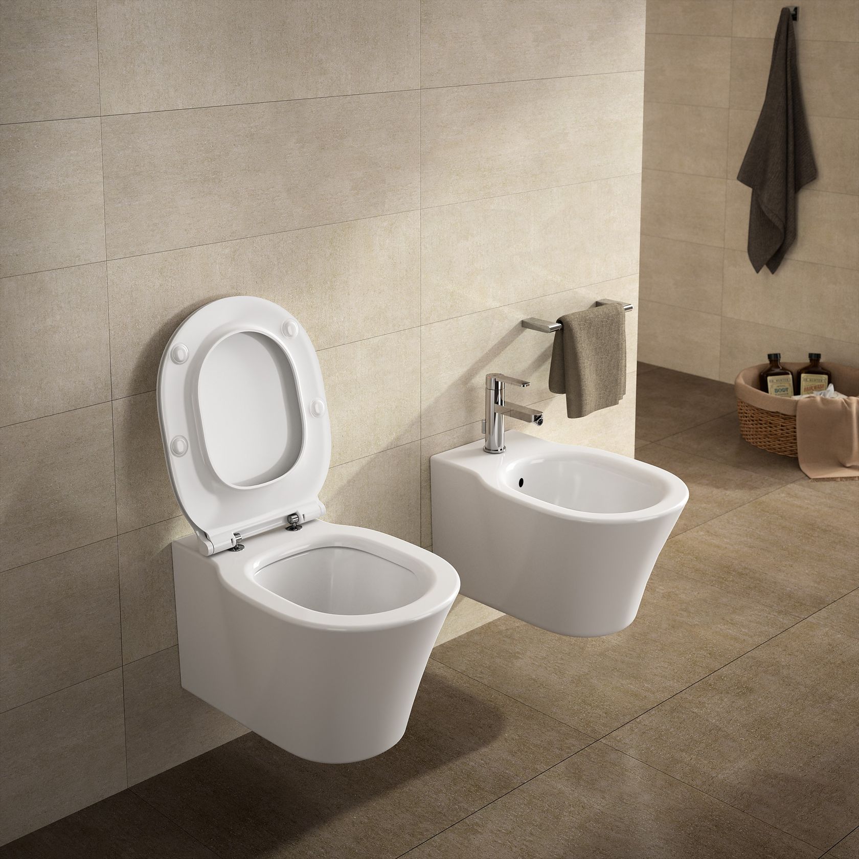 CONNECT AIR | Arredo bagno completo By Ideal Standard design Robin Levien