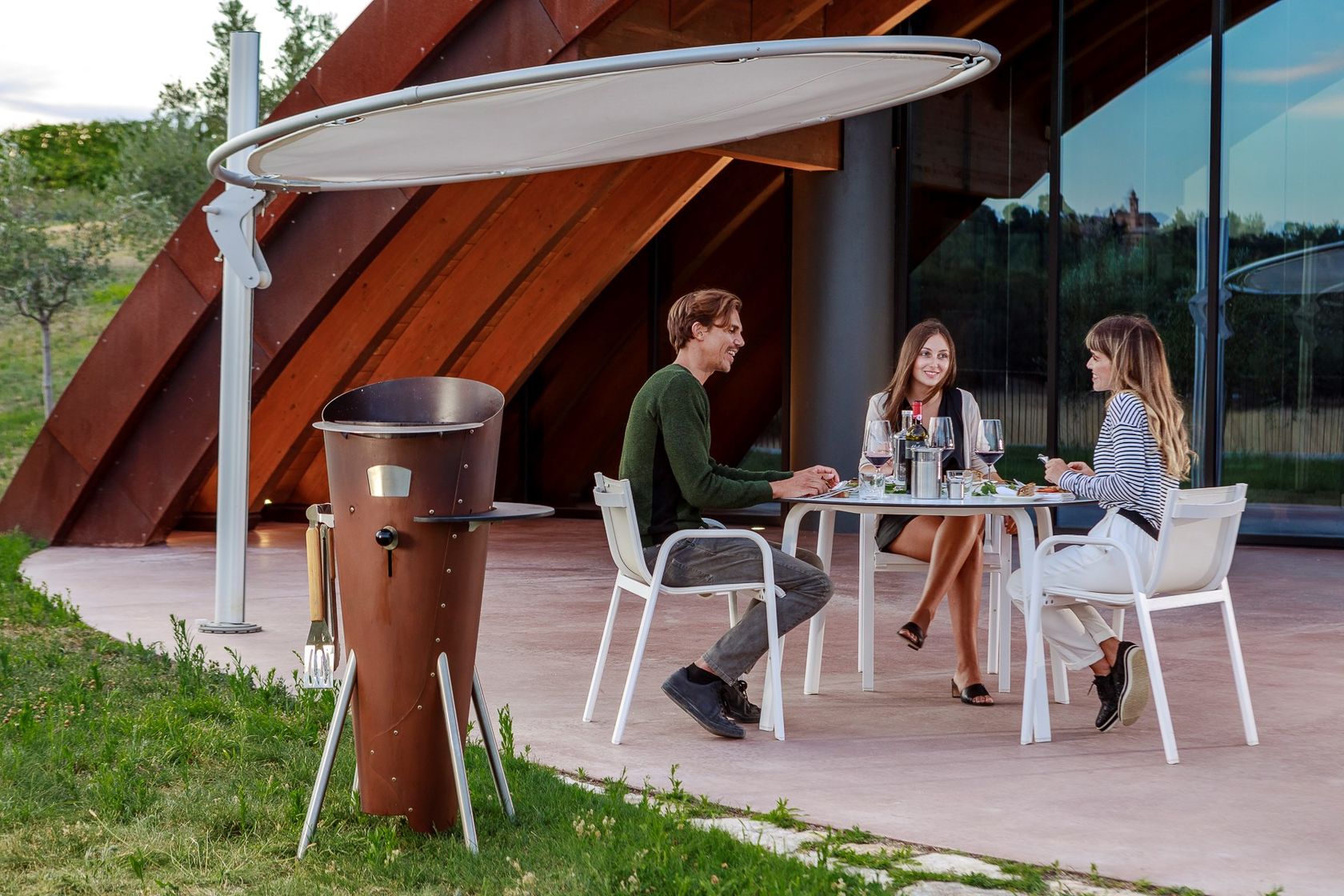 CONOGRILL Gartengrill By Focotto | design Carlo Capecci