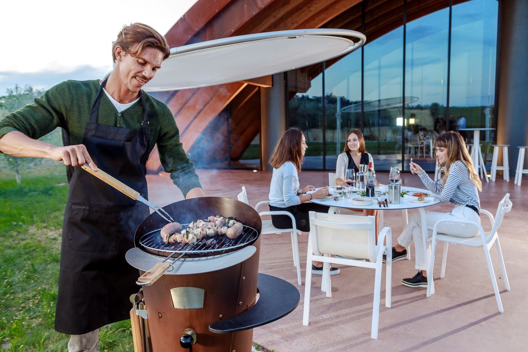 CONOGRILL Gartengrill By Focotto | design Carlo Capecci