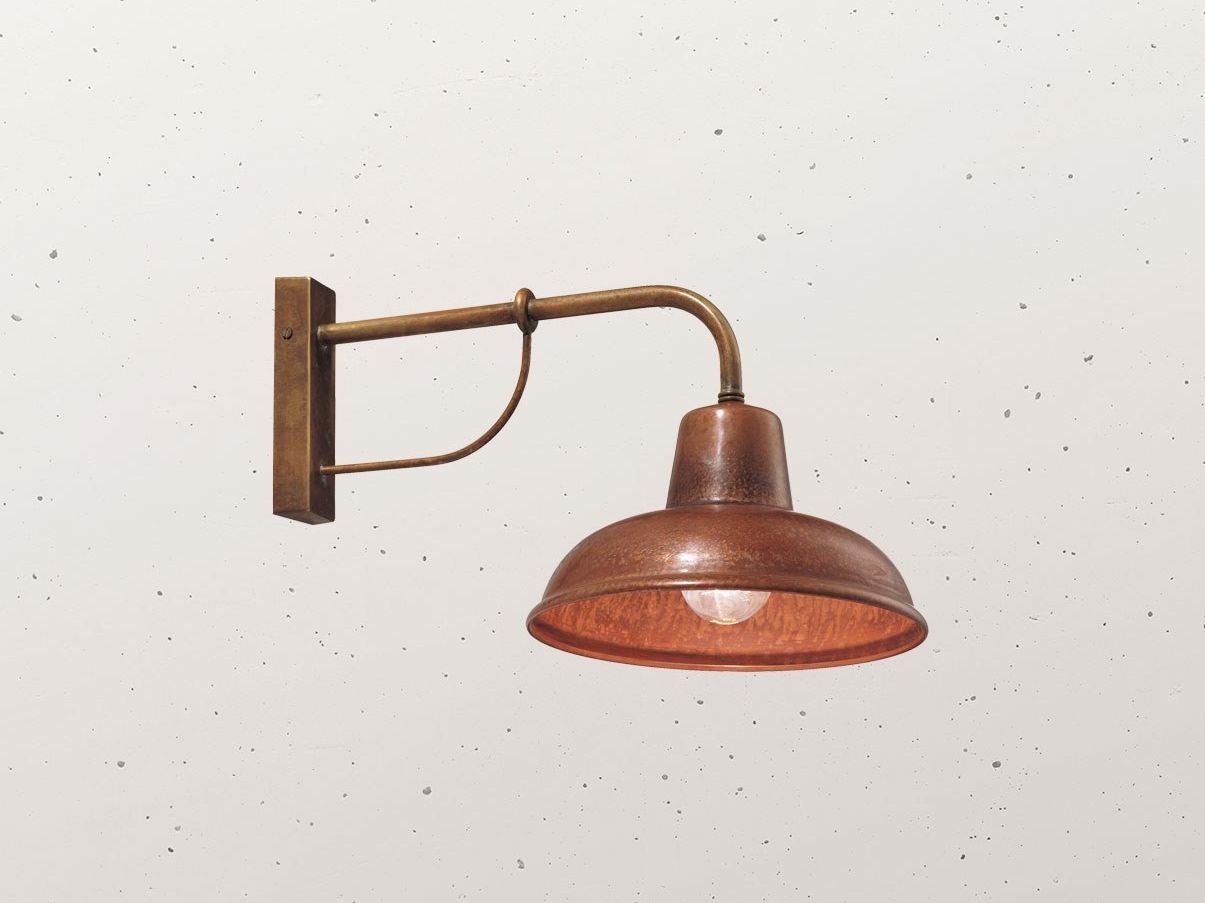 CONTRADA 243.05 Metal wall lamp with fixed arm By Il Fanale