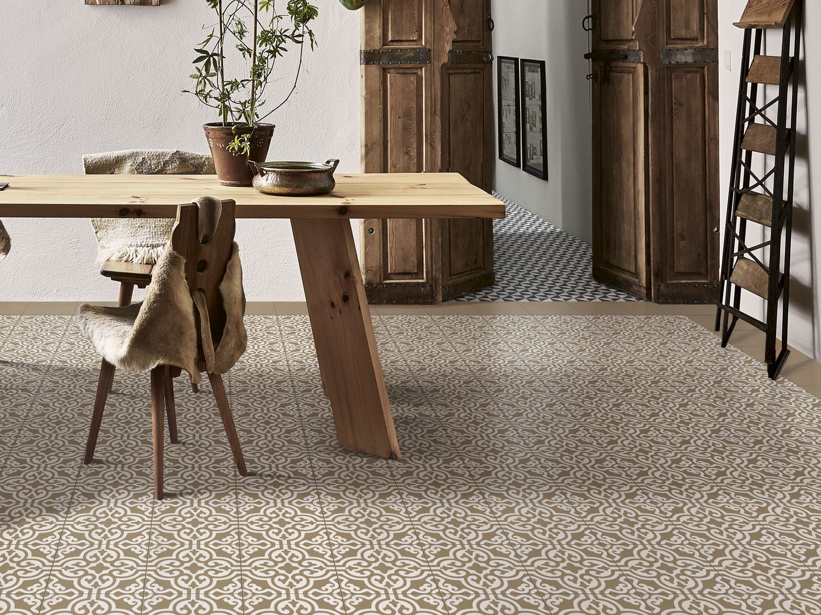 CONTRASTI Porcelain stoneware wall/floor tiles with encaustic effect By ...