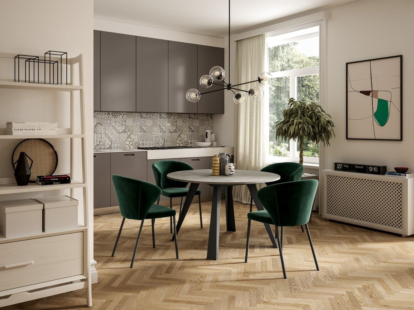 CONVIVIO Extending eco woood table By EASYLINE | design Studio Ozeta