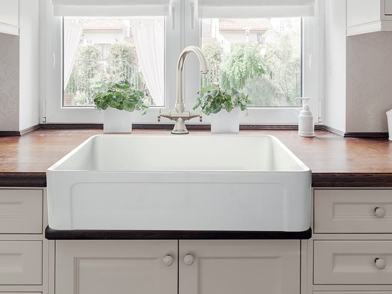 Single ceramic sink COOK Cook Collection By BLEU PROVENCE