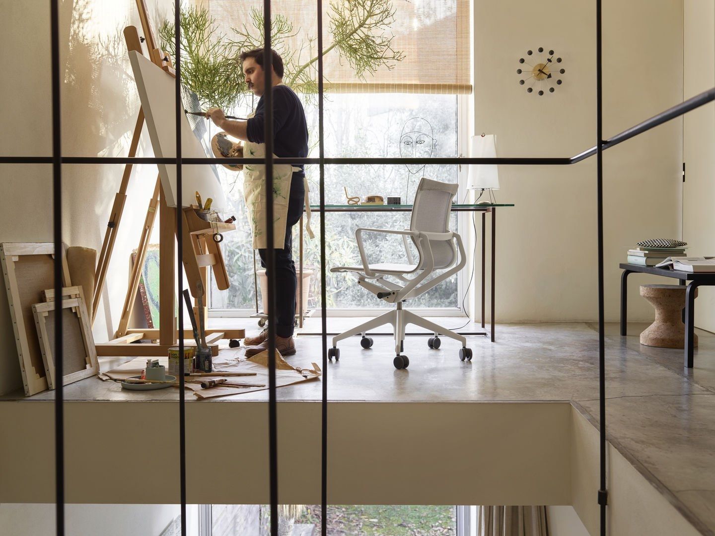 CORK FAMILY Cork stool / coffee table By Vitra | design Jasper Morrison