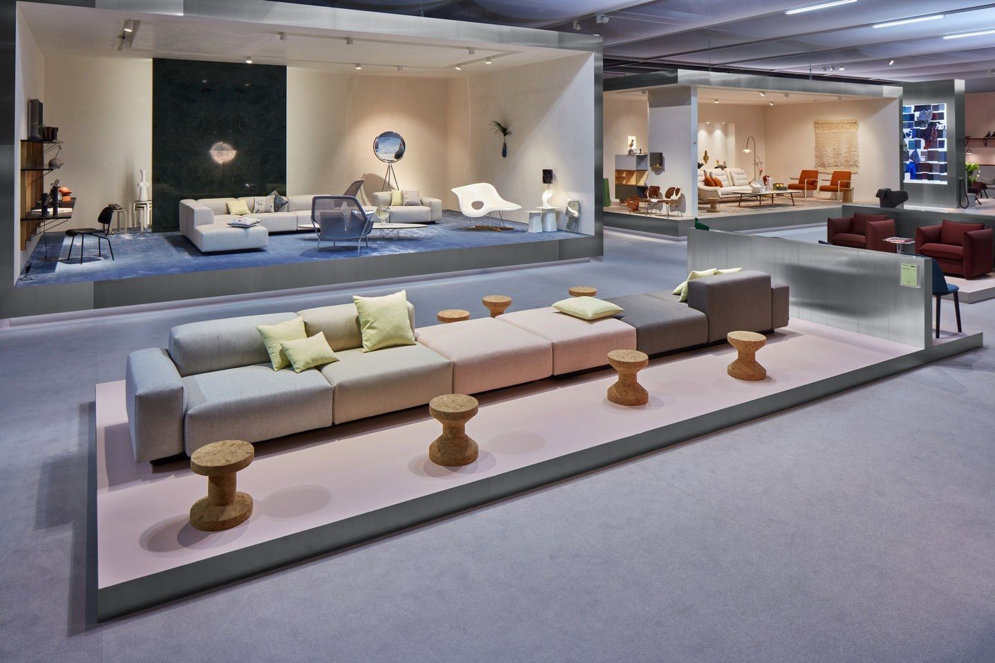 CORK FAMILY Cork stool / coffee table By Vitra | design Jasper Morrison