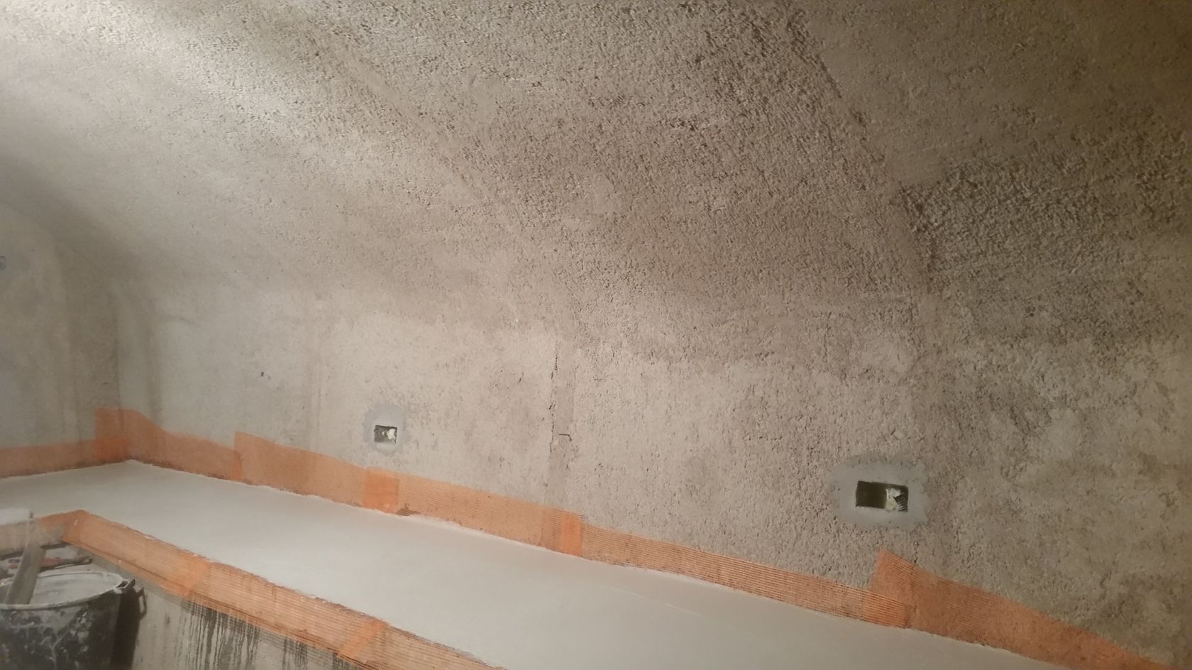 Thermal insulating plaster CORKSHIELD By Sace Components