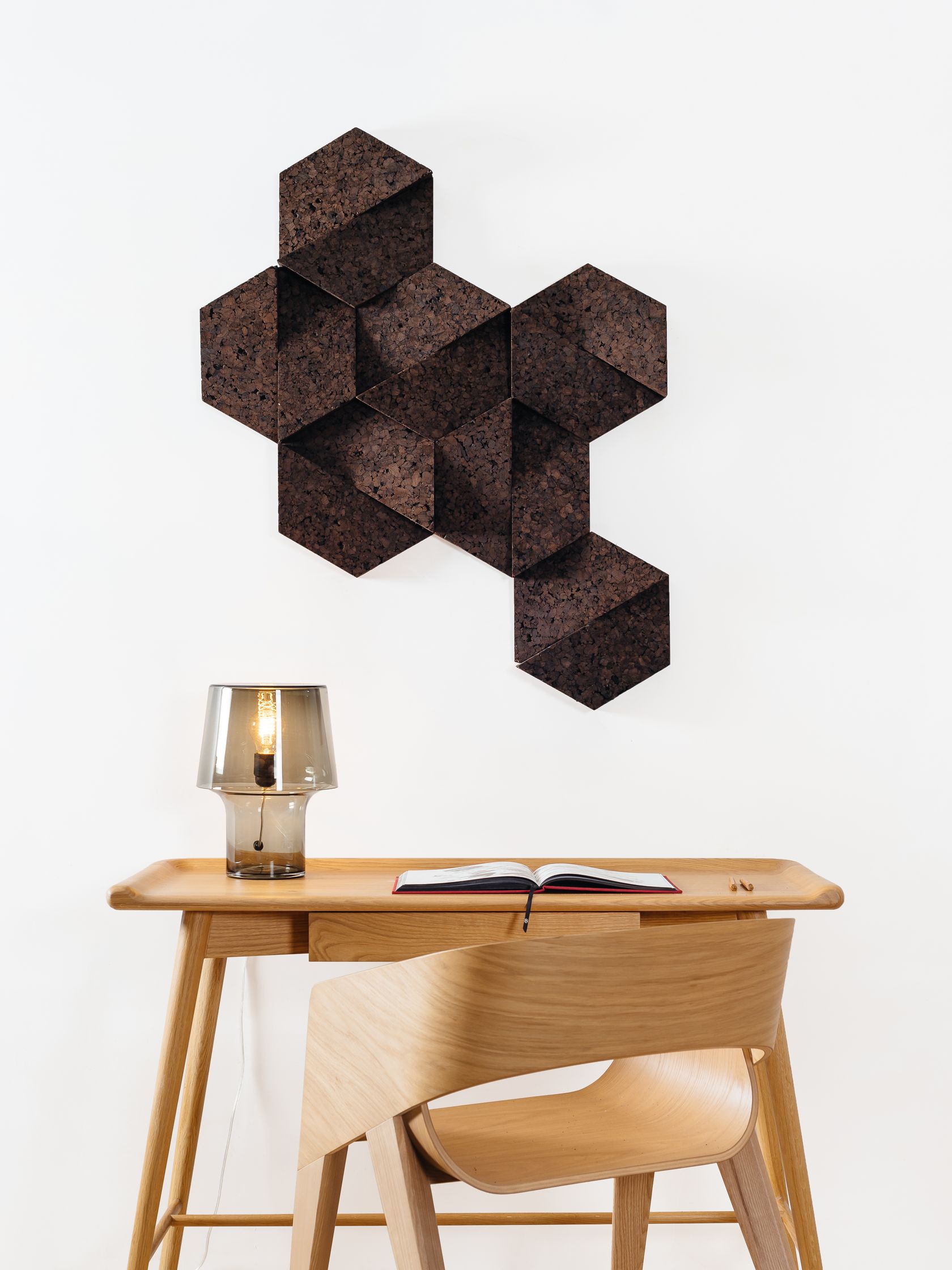 CORKTRIANGLE Cork wall tiles By GENCORK