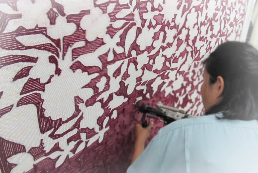 COSMO BAMBOO Bamboo fibre rug By Casalis | design Liset Van der Scheer