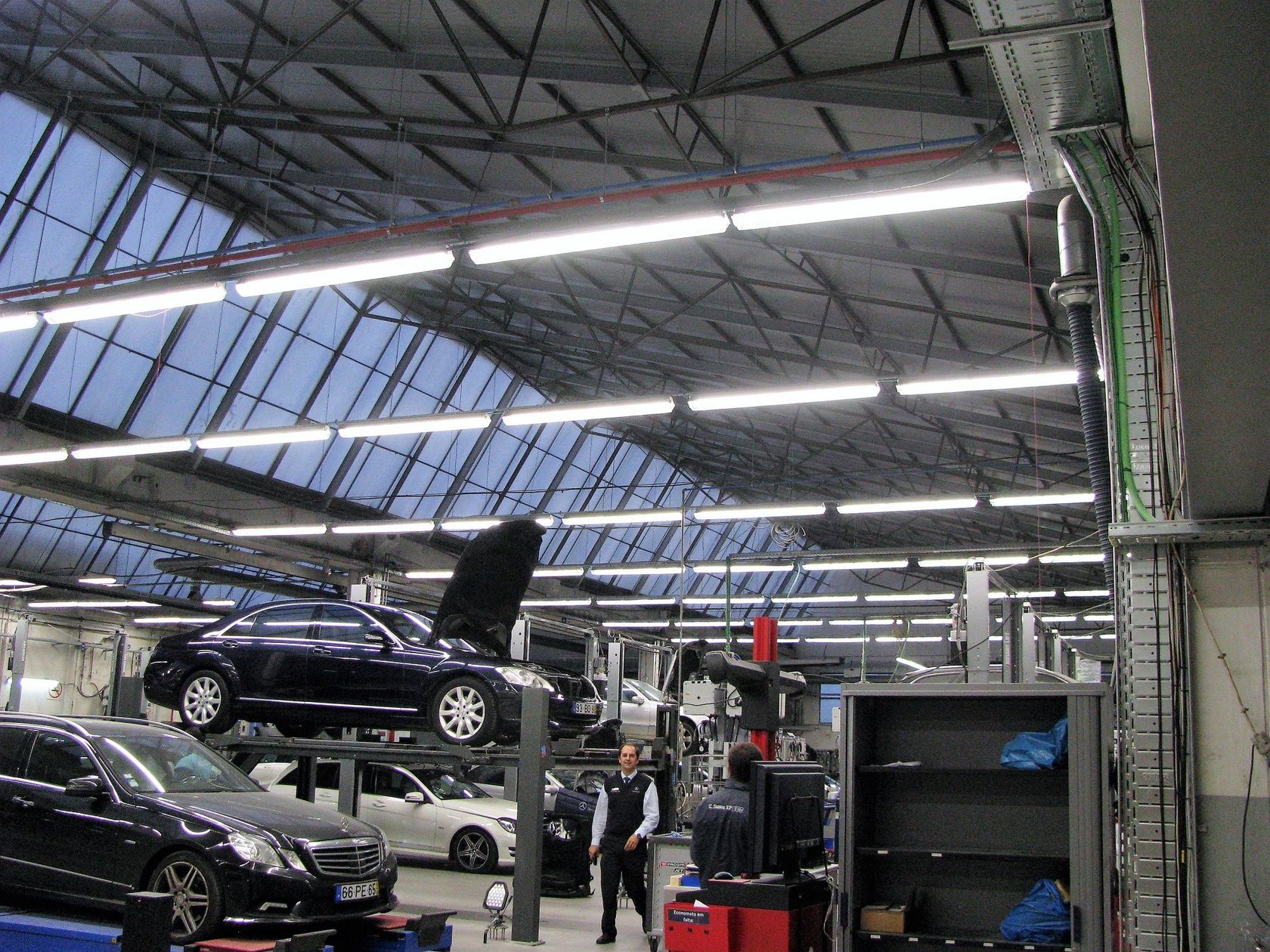 Polycarbonate ceiling lamp COSMO By ES-SYSTEM