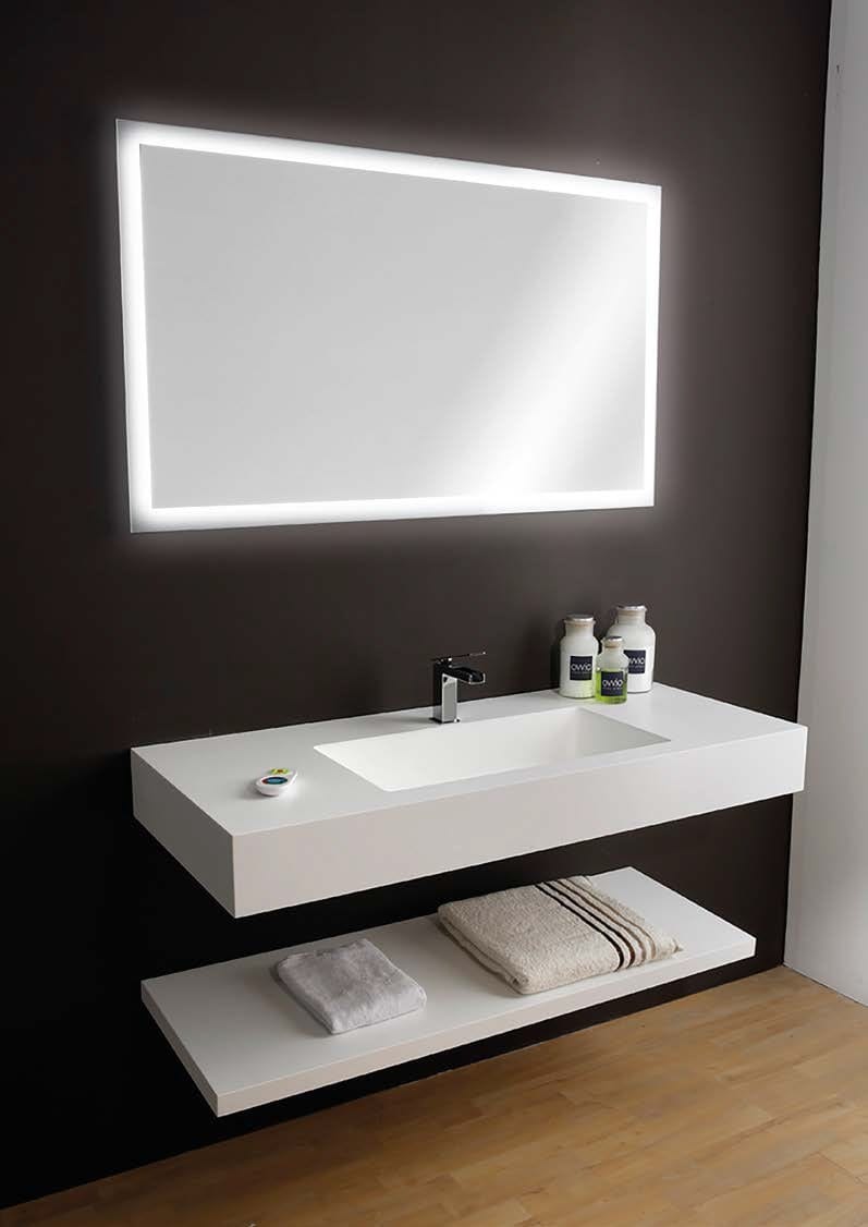 COUNTER | Corian® vanity unit Counter Collection By CARMENTA
