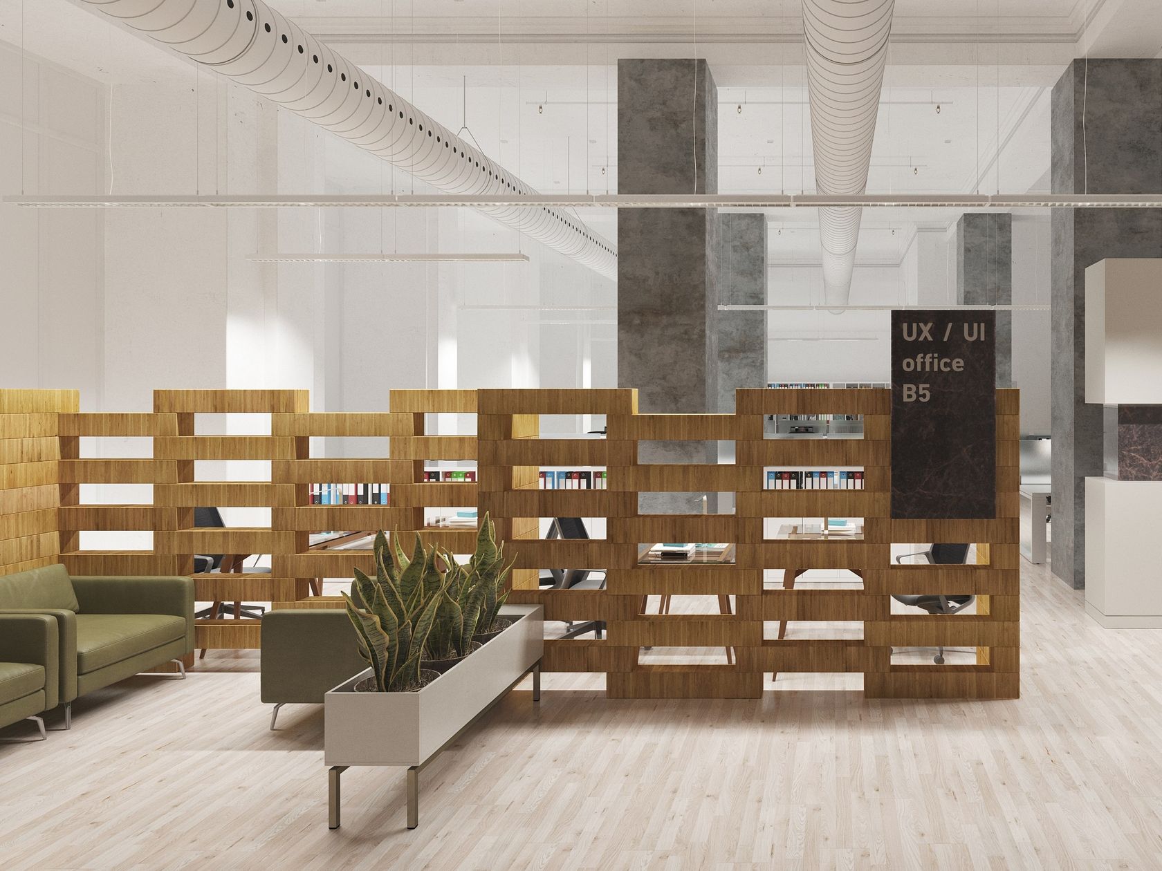 CRAFTWAND® | Wooden room divider By CRAFTWAND