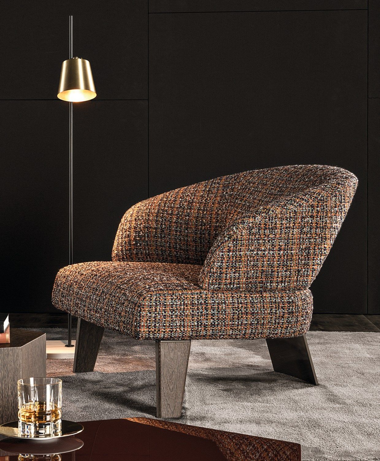 REEVES LARGE Armchair By Minotti | design Rodolfo Dordoni