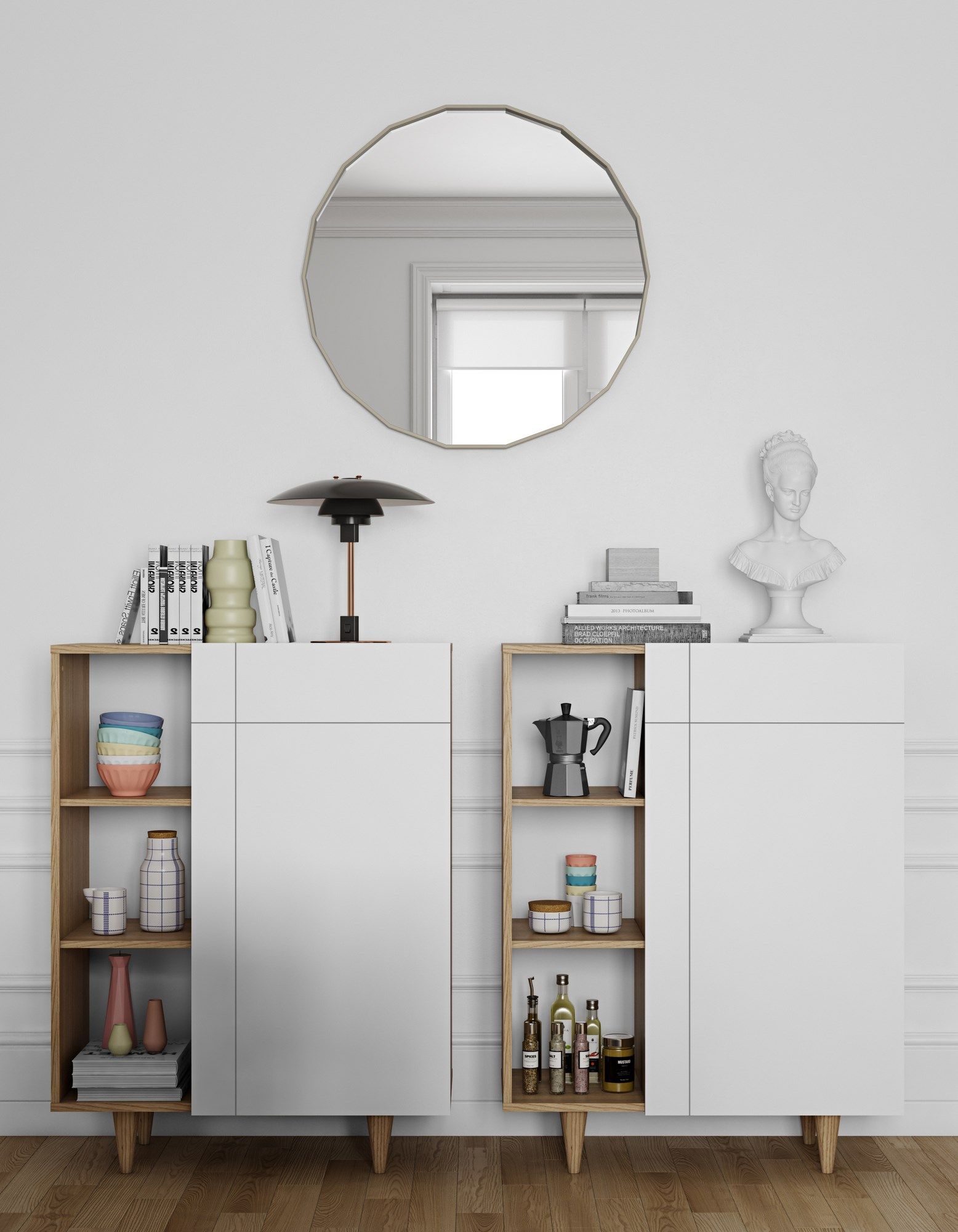 CRUZ | Credenza Collezione Cruz By TemaHome design Rodolphe Castellani