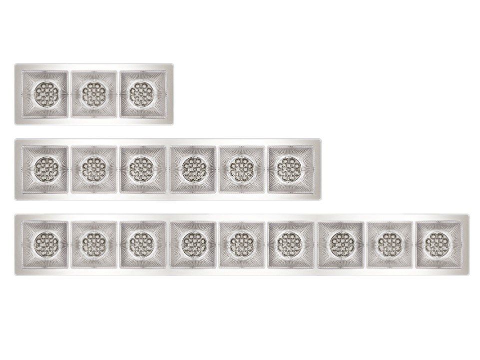 CRYSTAL Recessed LED multiple extruded aluminium spotlight By iGuzzini