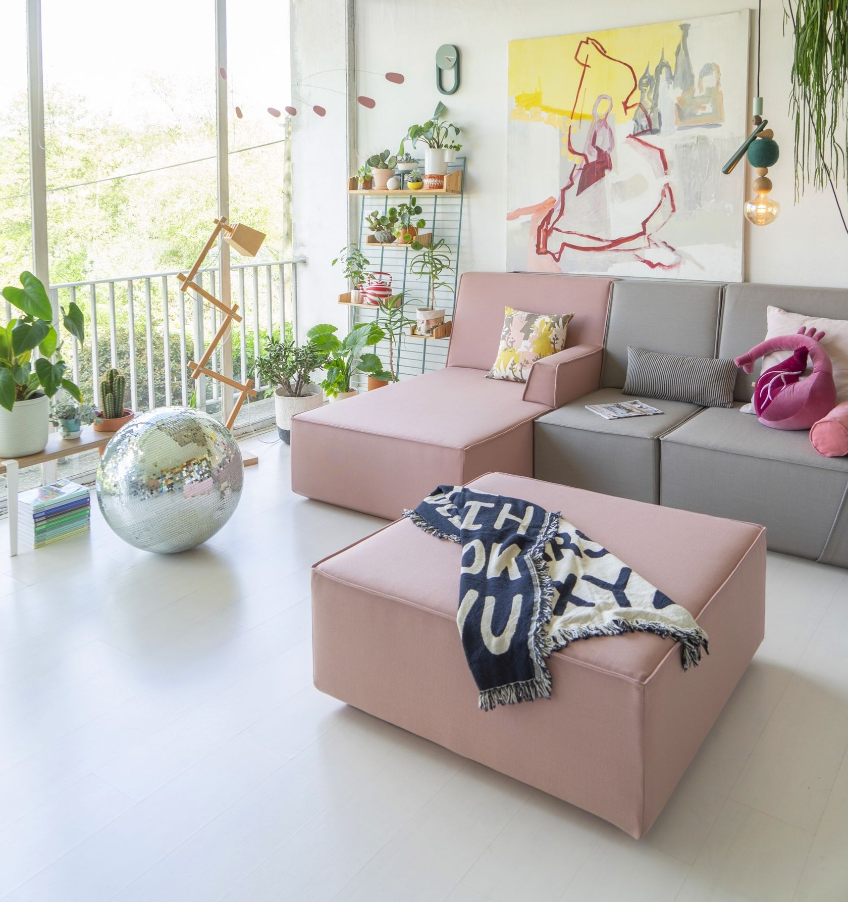 CUBIT Modular 3 seater fabric sofa By Cubit by Mymito