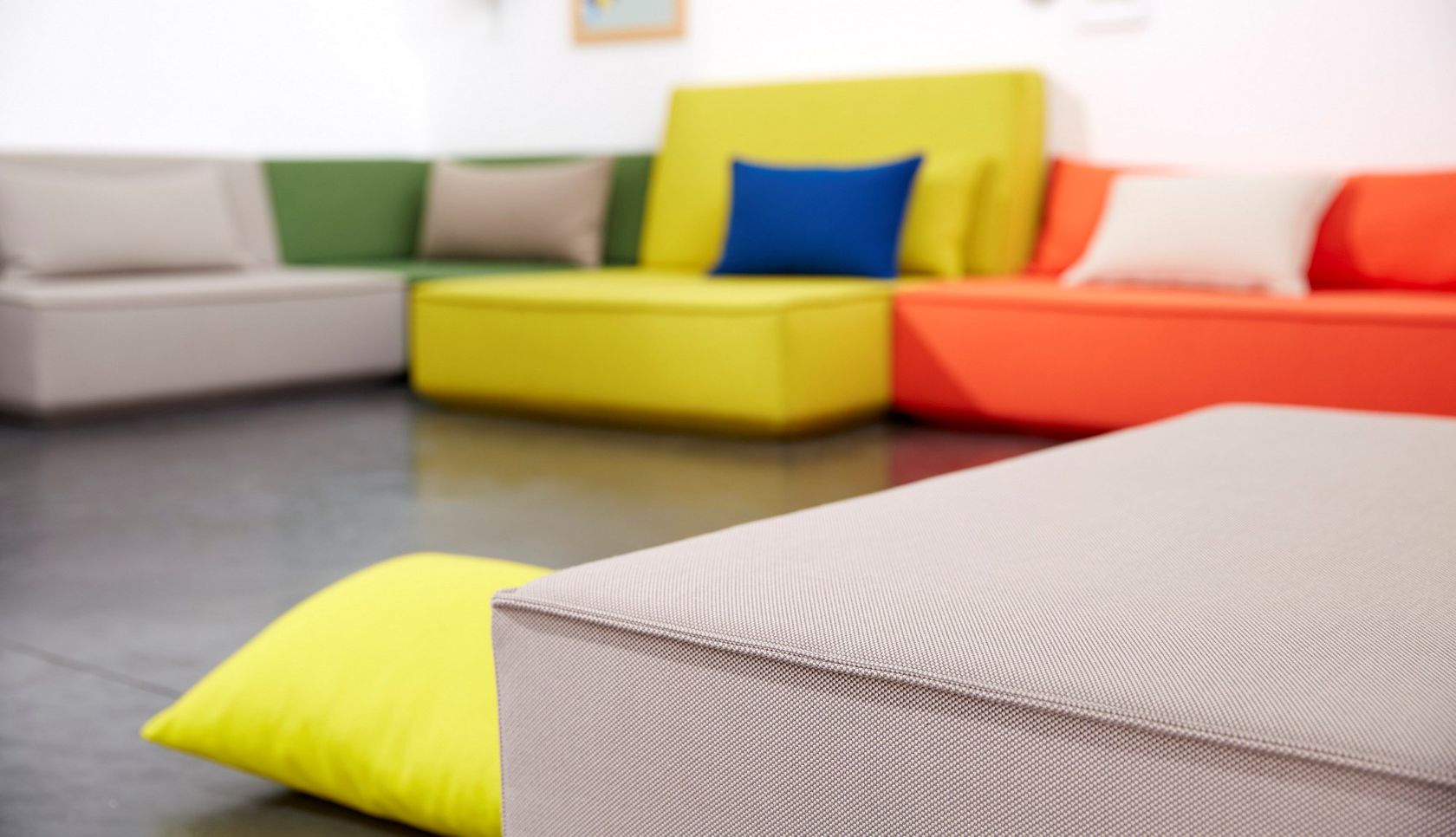 CUBIT Modular 4 seater fabric sofa By Cubit by Mymito