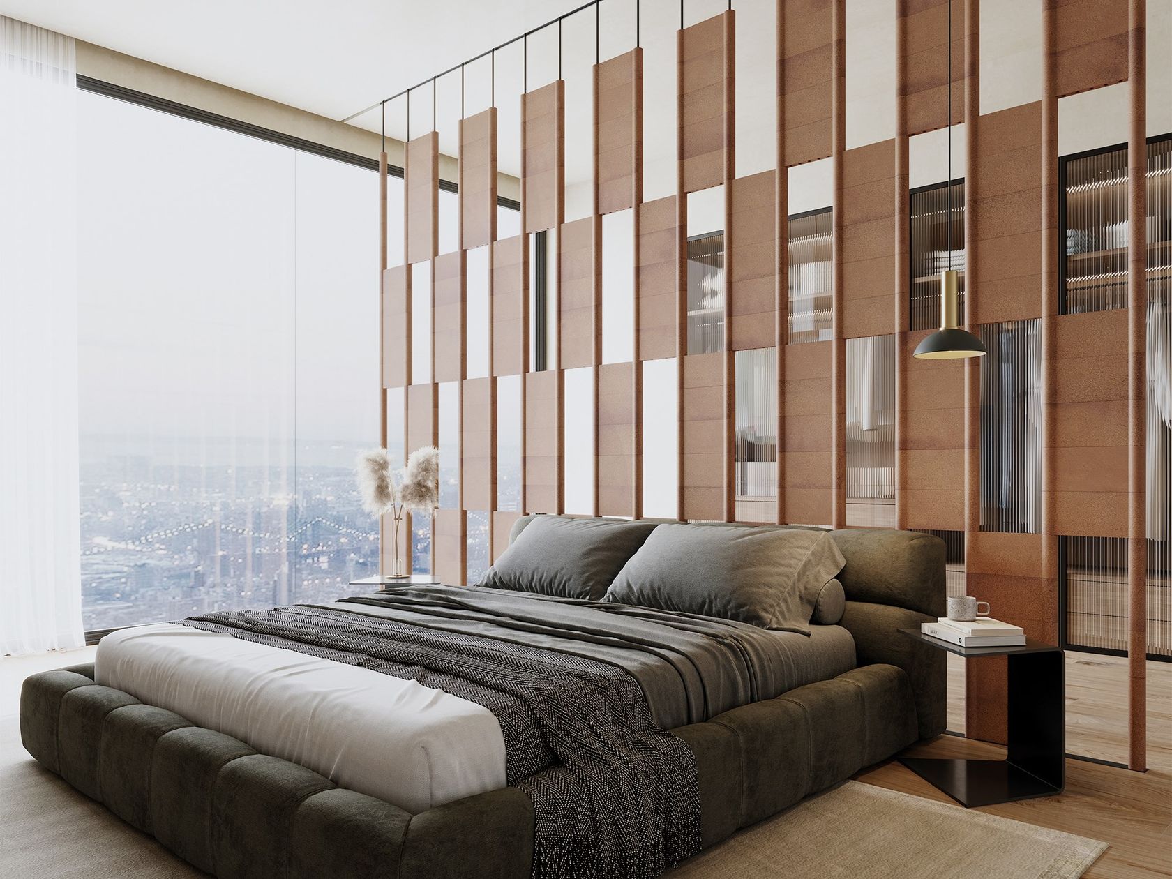 CURTAIN Pared divisoria By Exagres | design SUMMUMSTUDIO