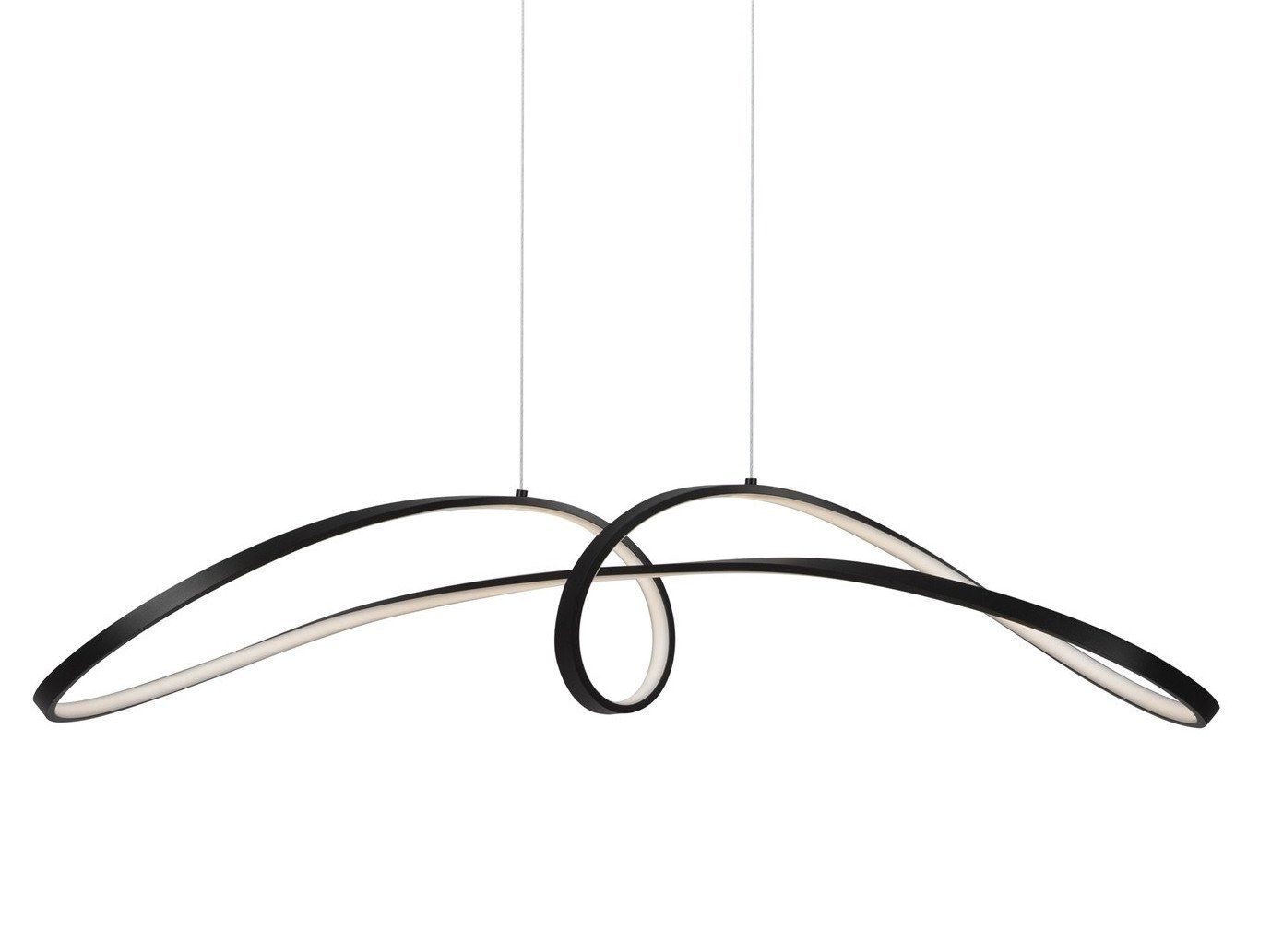 CURVE LED aluminium pendant lamp By MAYTONI