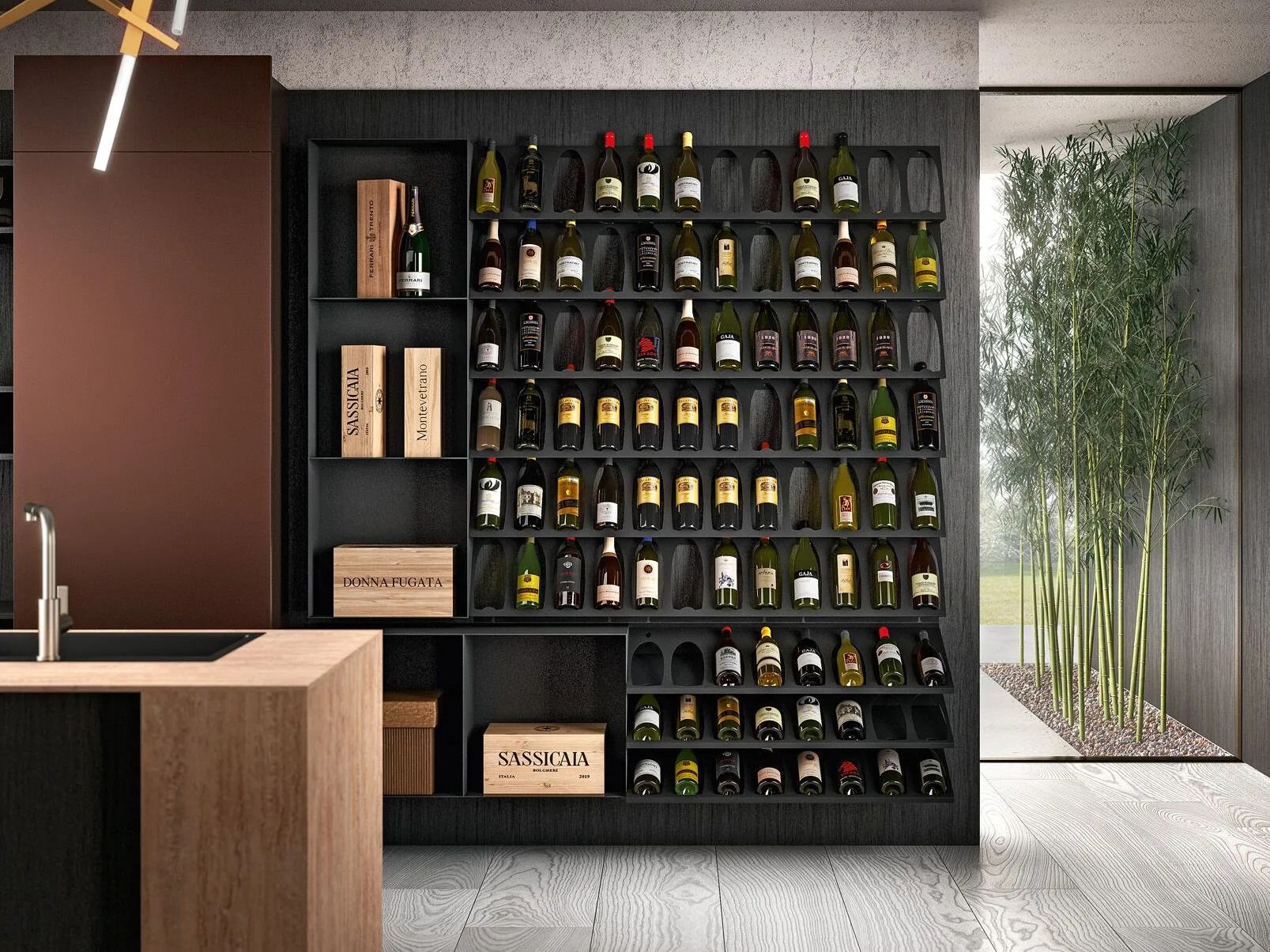 TECA Flaschenregal By Canel Fucina Design