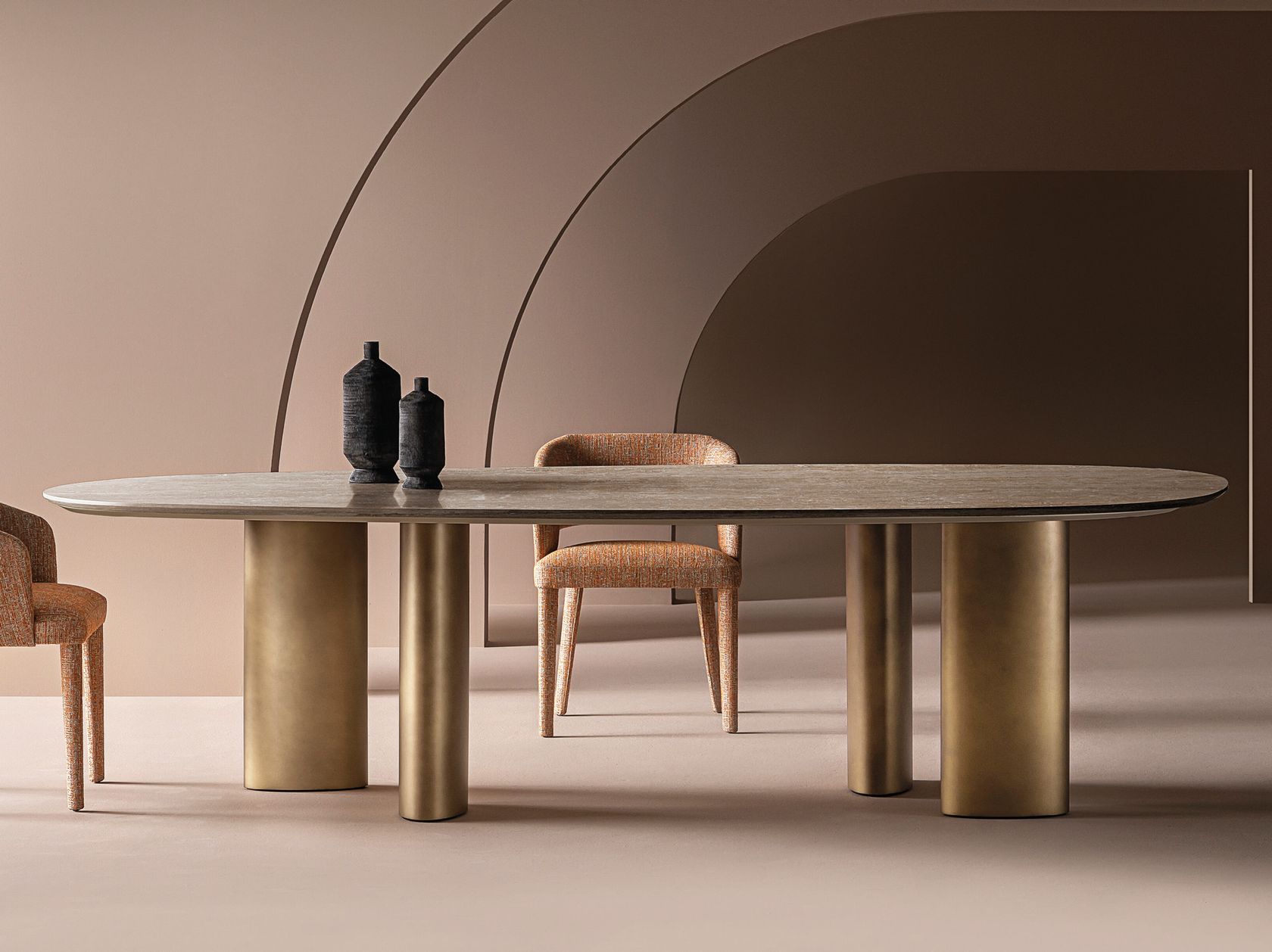 ARNE Oval marble table By Casamilano | design Roberto Lazzeroni