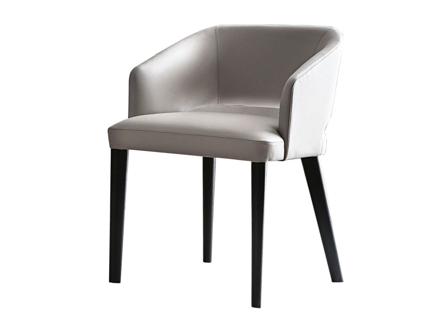 ELSA Upholstered leather chair with armrests By Casamilano | design ...