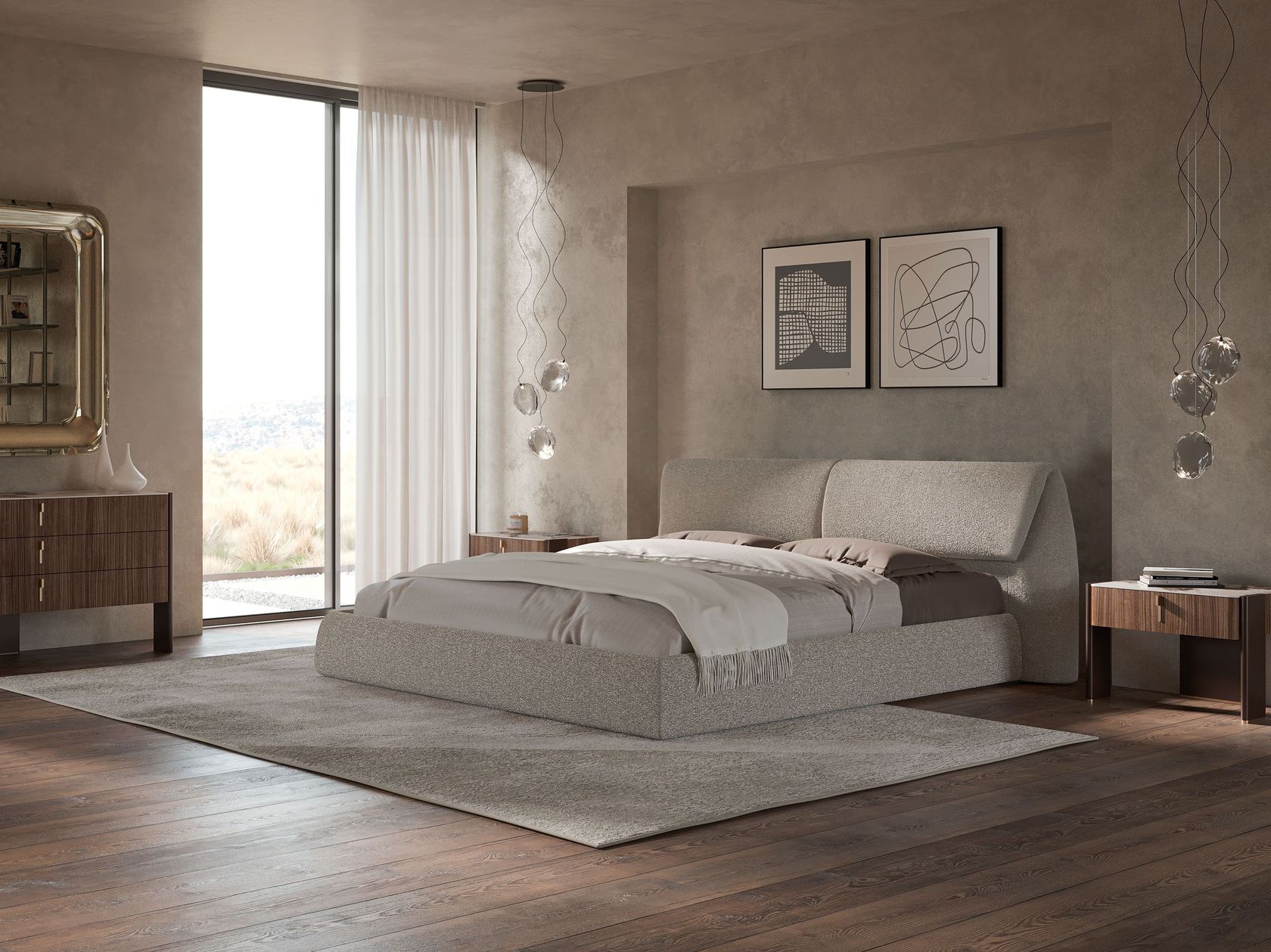 SIMON Bed By Cattelan Italia