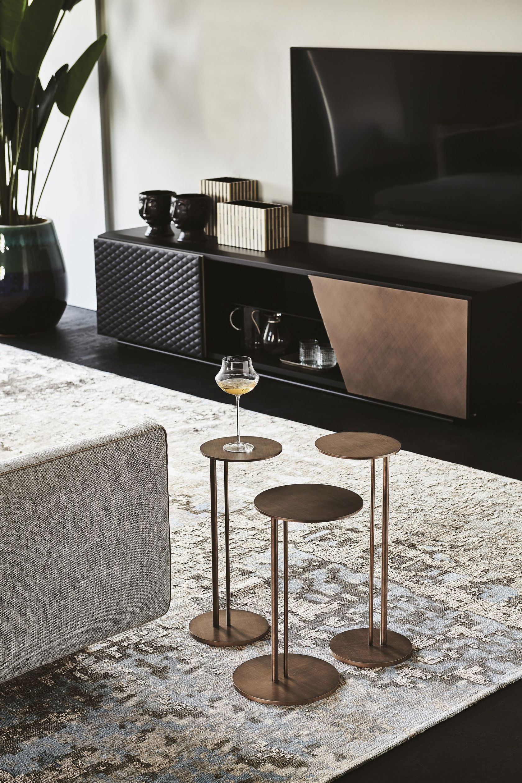 STING BRUSHED Coffee table By Cattelan Italia