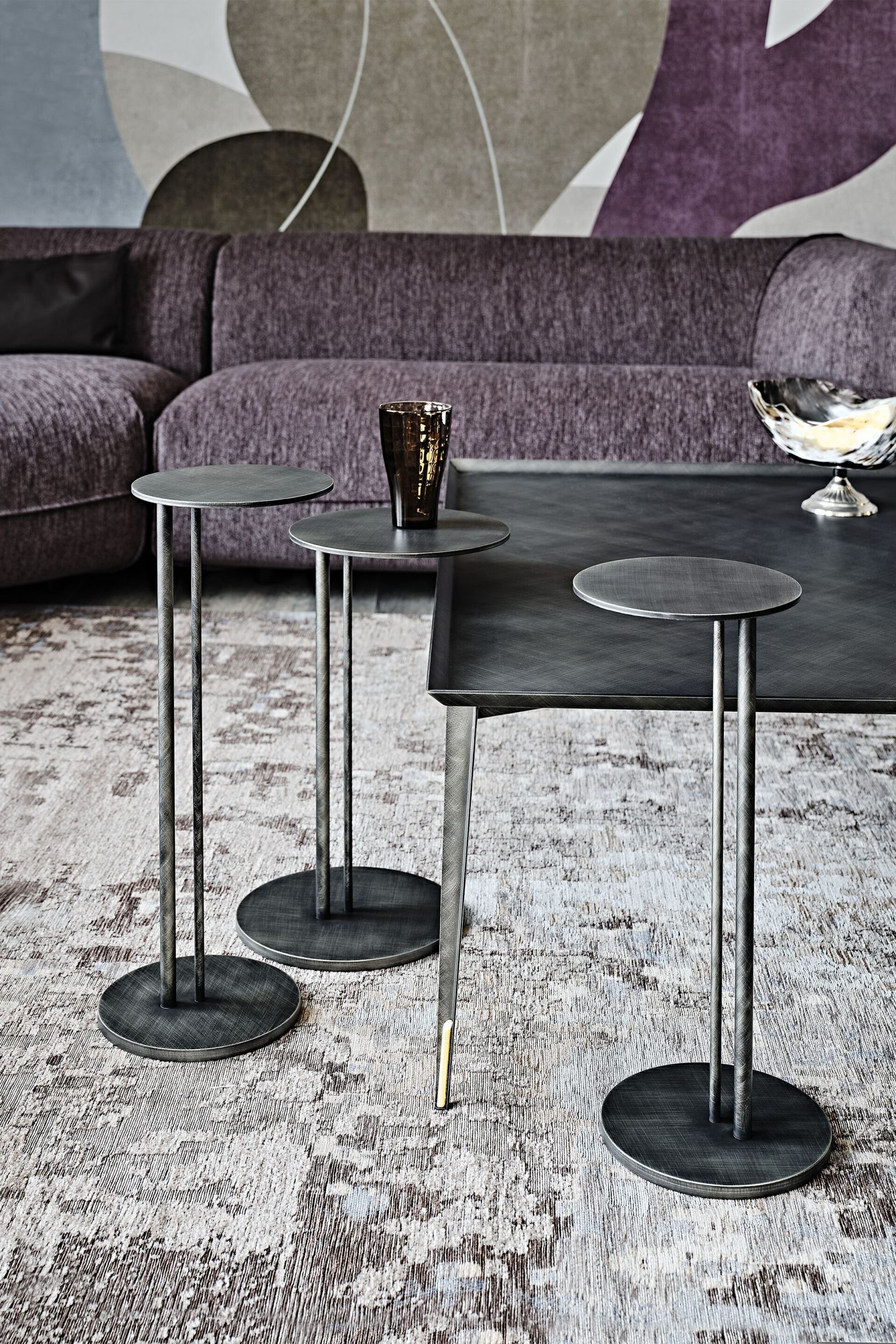STING BRUSHED Coffee table By Cattelan Italia