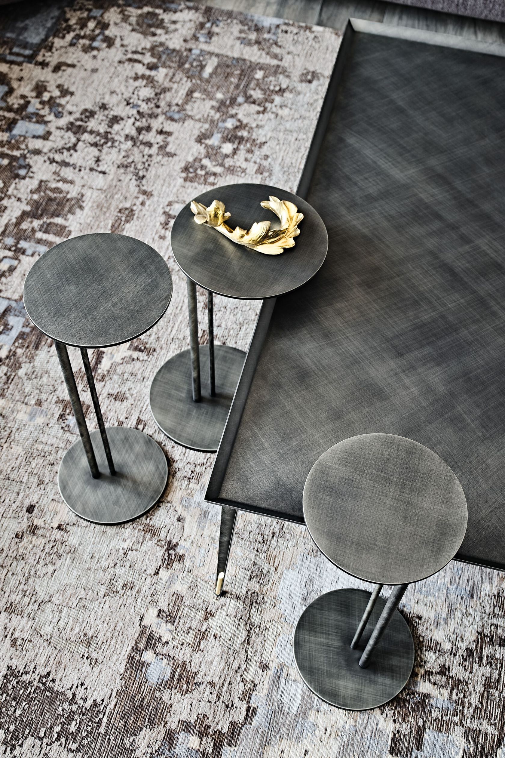 STING BRUSHED Coffee table By Cattelan Italia