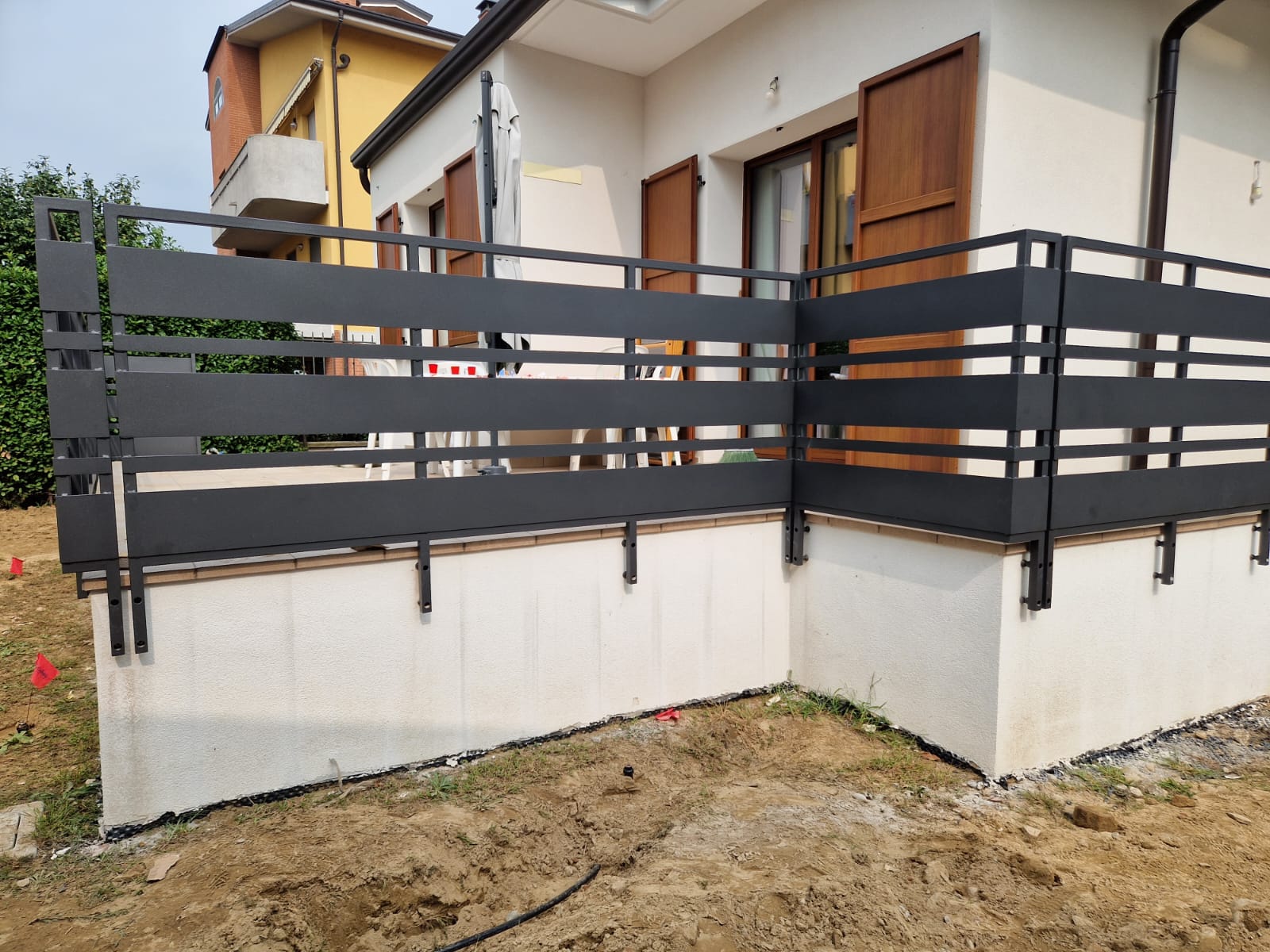 Outdoor railing systems Parapet By Centro Inferriate