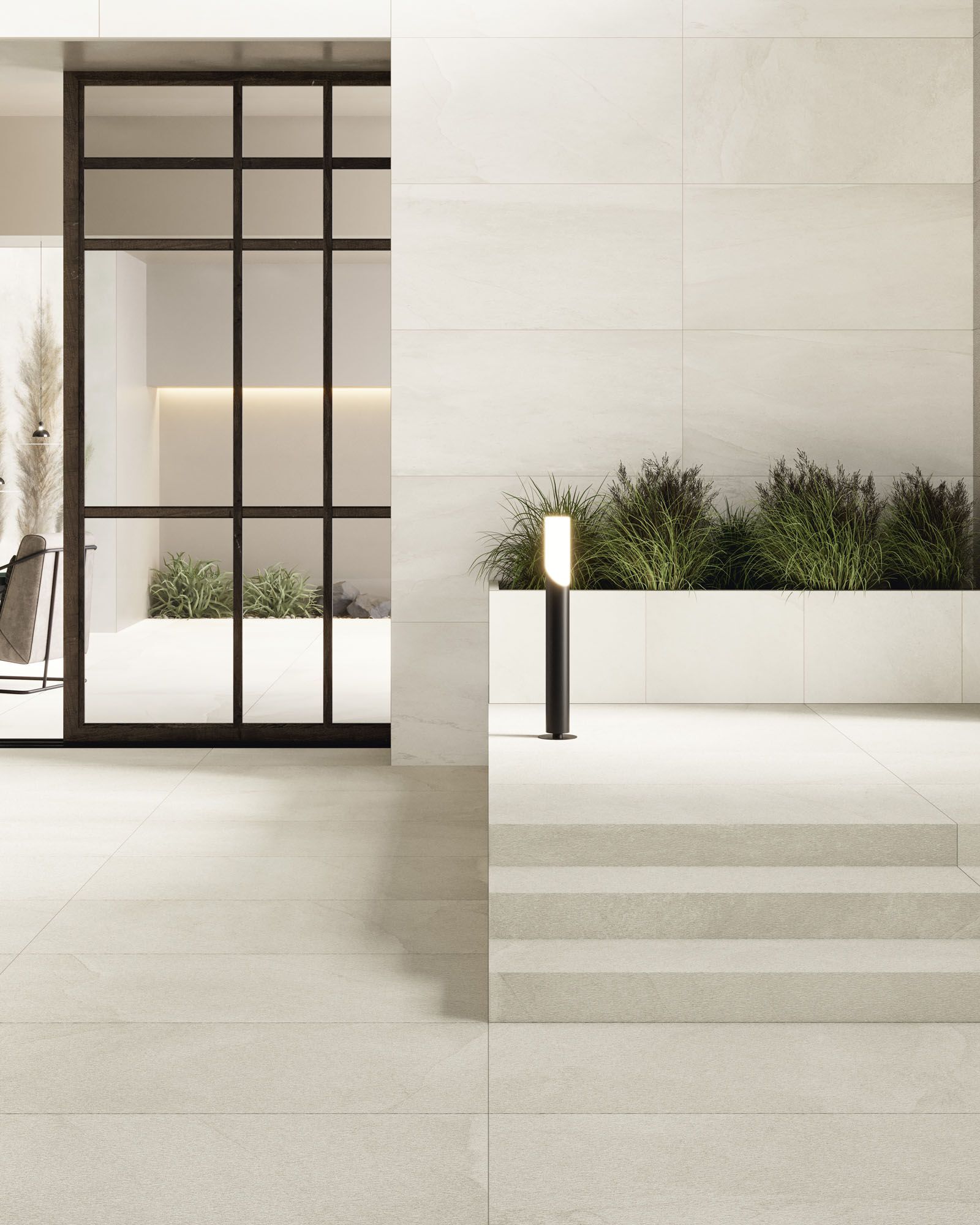 PORTRAITS Stone effect porcelain stoneware tiles By Ceramiche Caesar