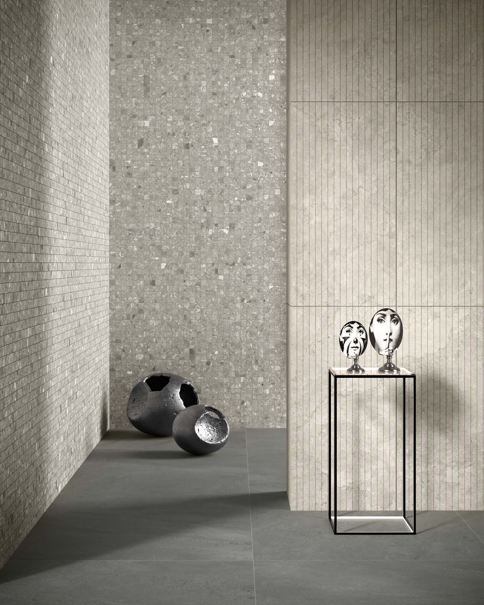 PORTRAITS Stone effect porcelain stoneware tiles By Ceramiche Caesar