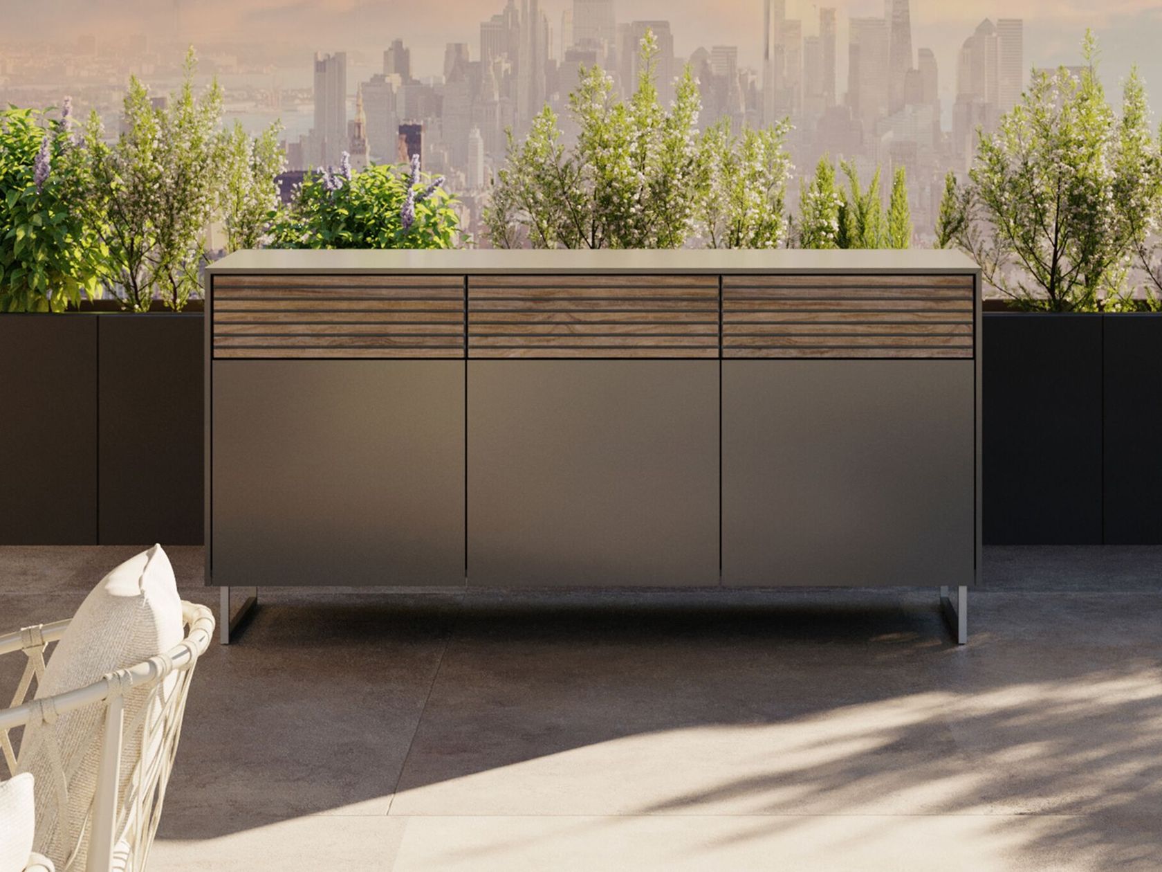 CUBIC SIDEBOARD Garden cabinet By CUBIC OUTDOOR LIVING