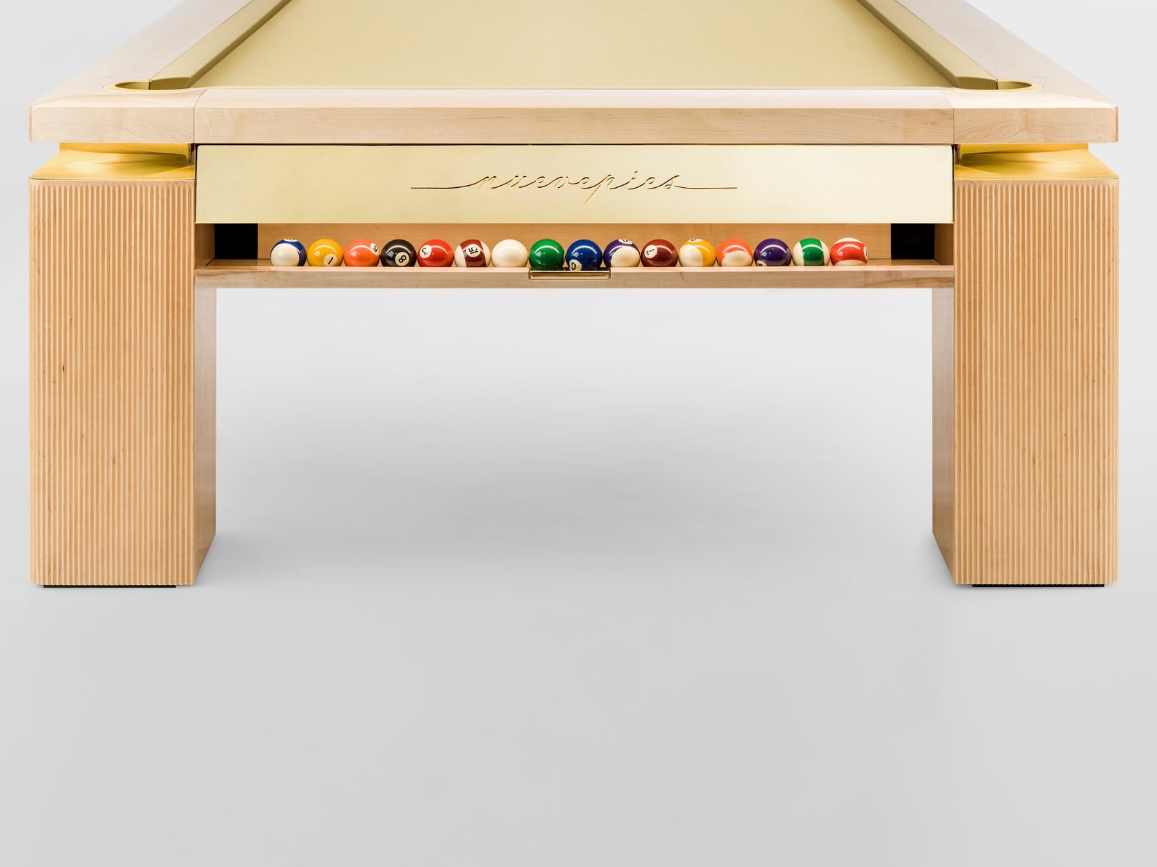 Rectangular maple pool table DÉCO NEW YORK By Nuevepies