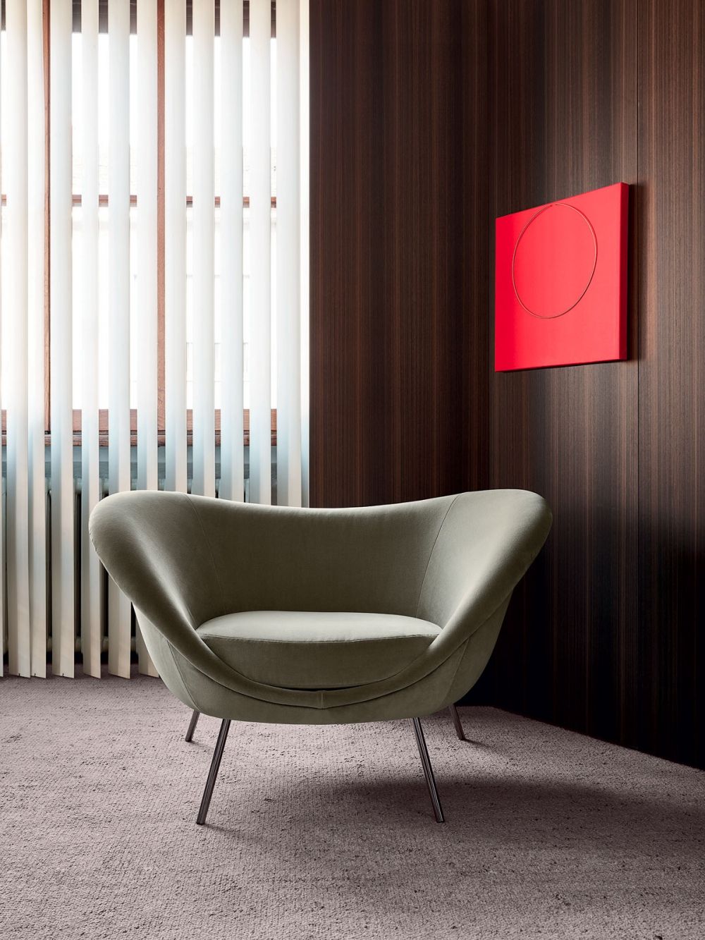 D.154.2 armchair By Molteni & C. design Gio Ponti