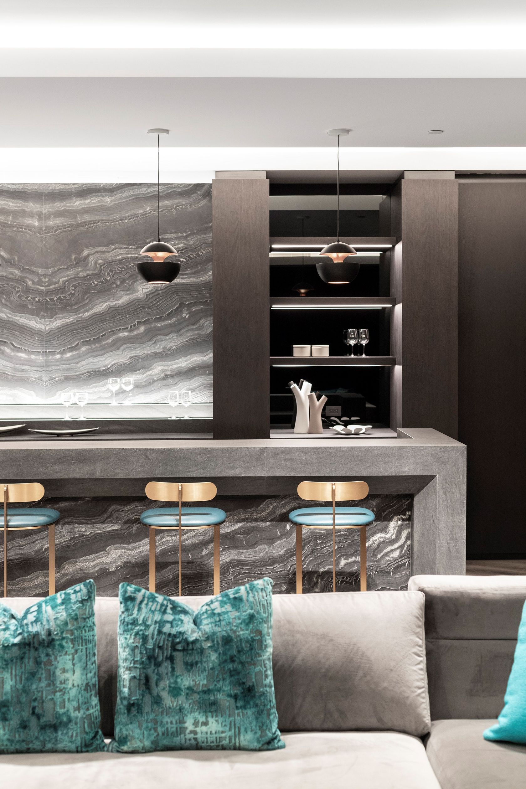 D90 | Marble bar counter Bar counter By TM Italia Cucine