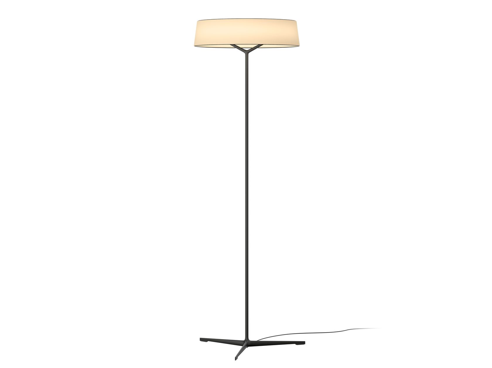 DAMA Metal and paper LED floor lamp By Vibia | design Palomba Serafini ...