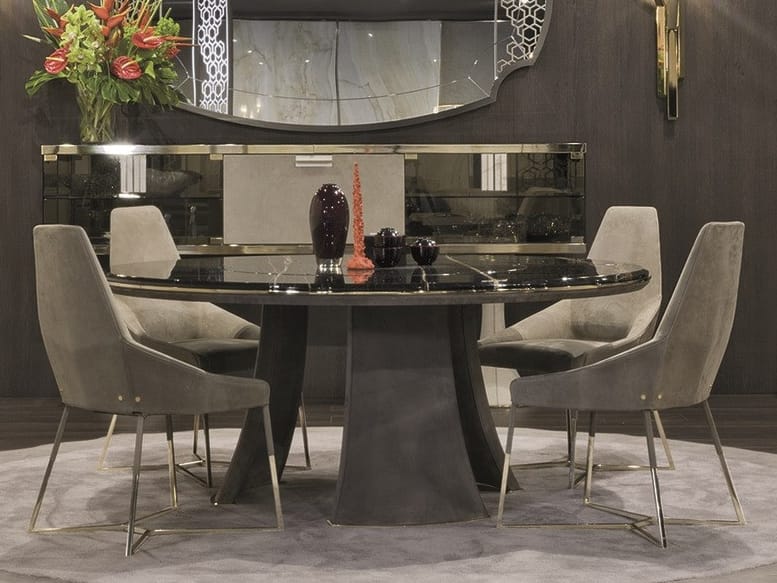 DAMIEN | Round table Loveluxe - Illusion Collection By Longhi design ...