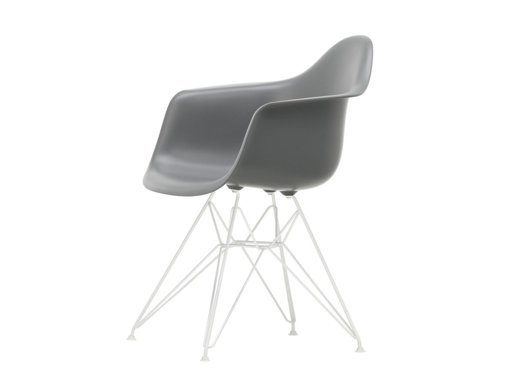 DAR Upholstered polypropylene chair with integrated cushion By Vitra ...