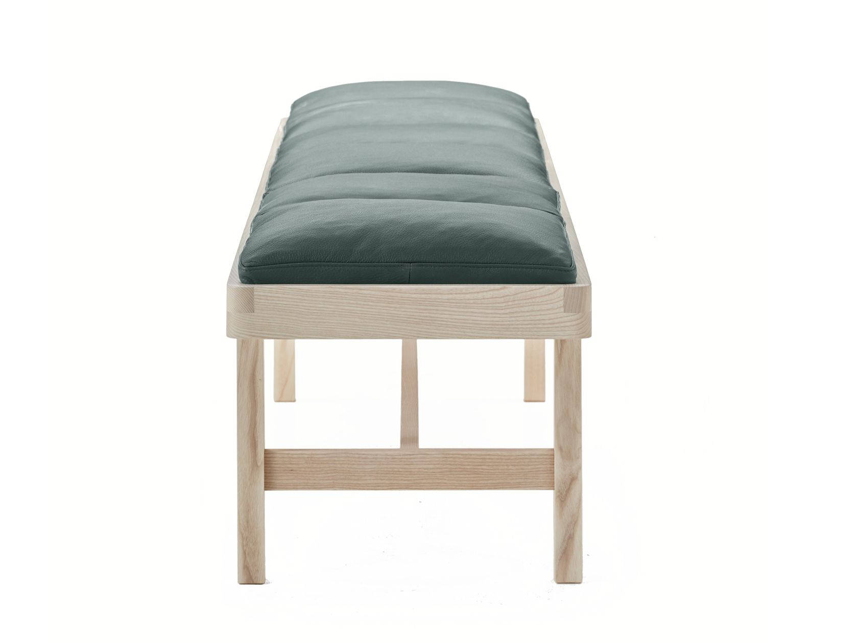 DAYBED Upholstered leather and solid wood dining bench By BassamFellows ...