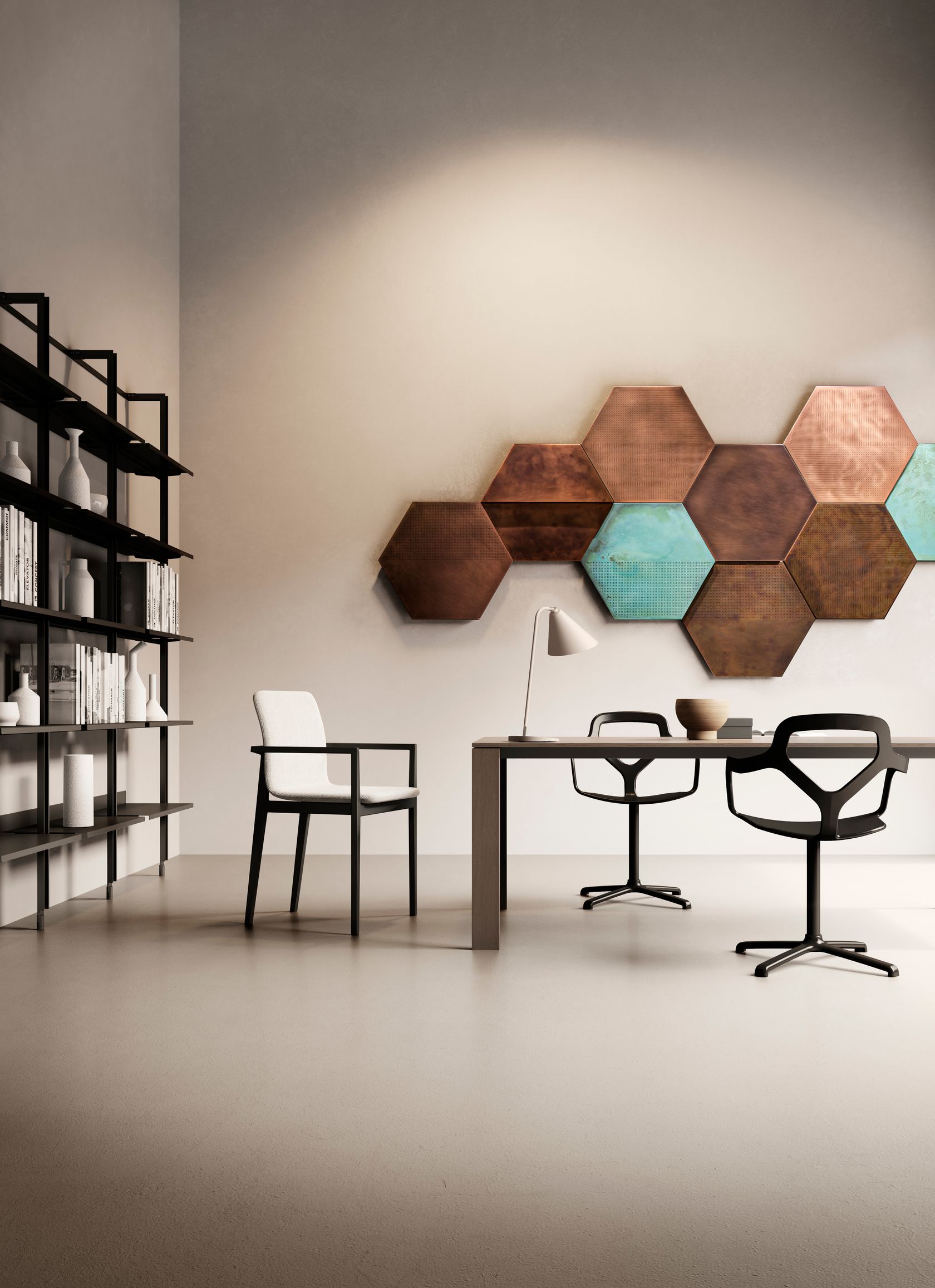 Akustische Wandplatte aus Metall DE CODE By DE CASTELLI Design Pino ...