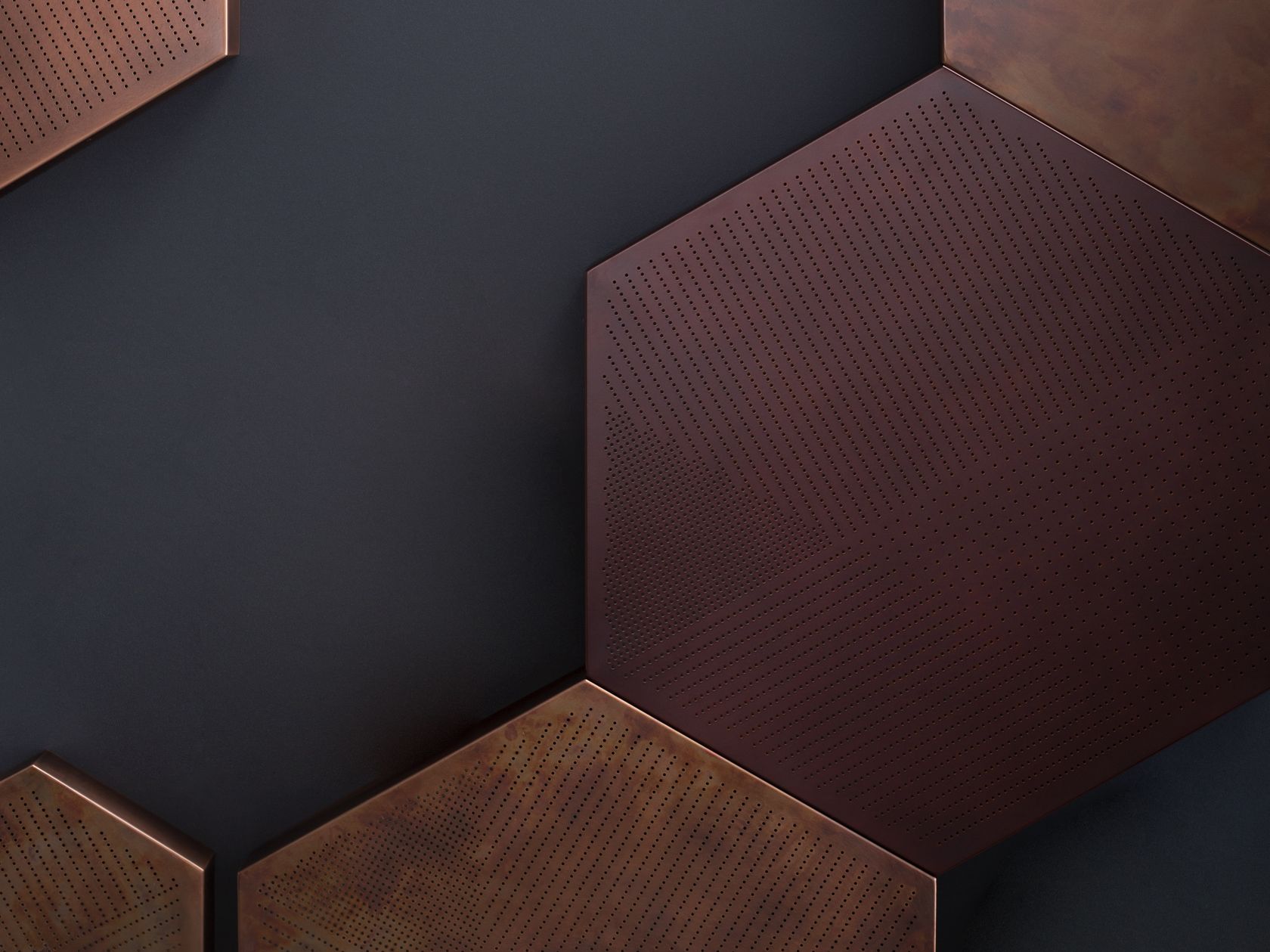 DE CODE Metal Acoustic wall panel By DE CASTELLI | design Pino Scaglione