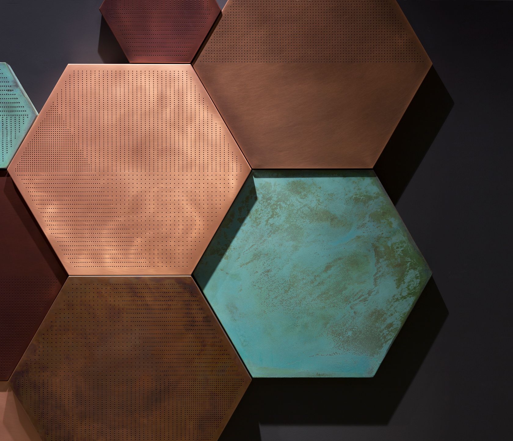 DE CODE Metal Acoustic wall panel By DE CASTELLI | design Pino Scaglione