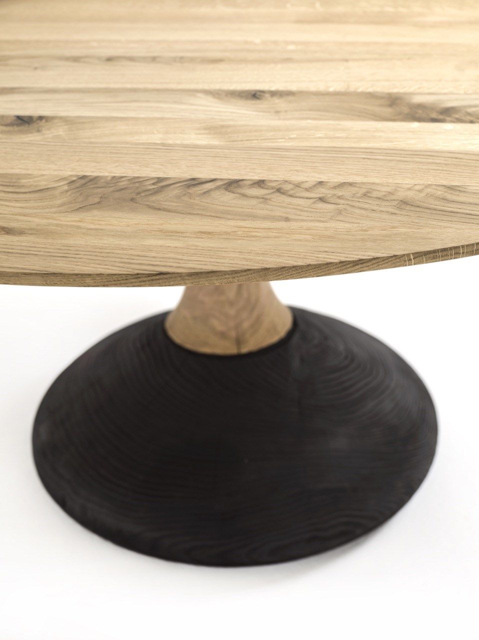 Round oak coffee table DECANT | Round coffee table Decant Collection By ...