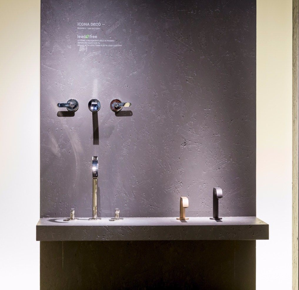 ICONA DECO Robinet pour lavabo 3 trous en laiton chromé By Fantini ...