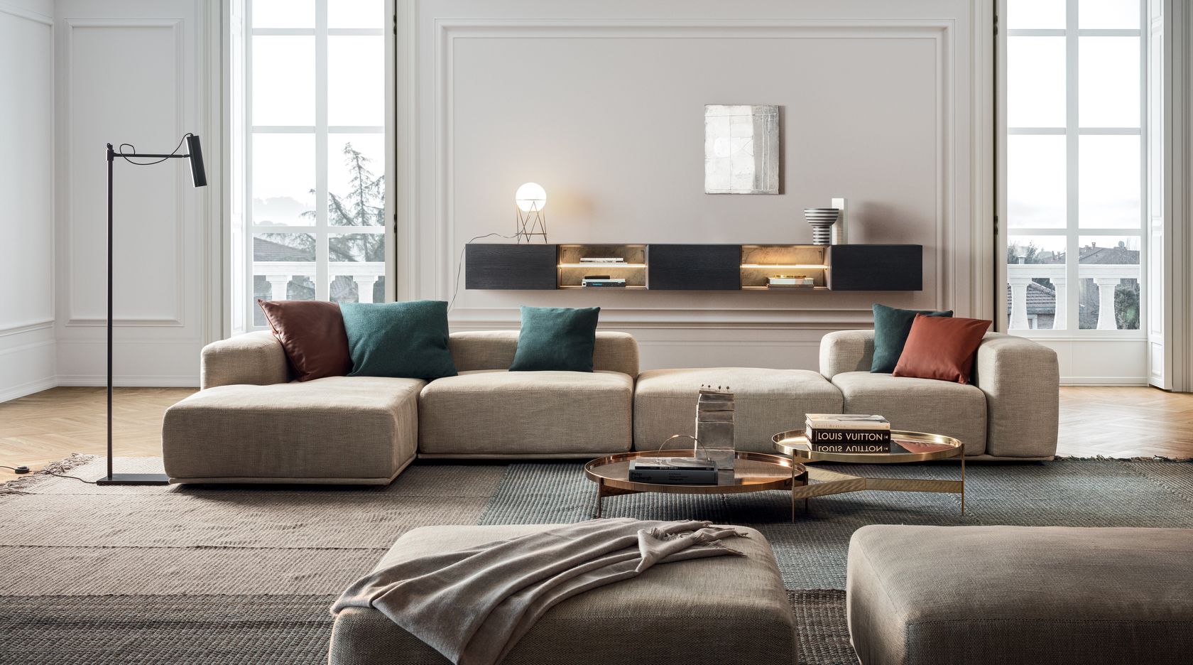 DELANO | Fabric sofa By PIANCA